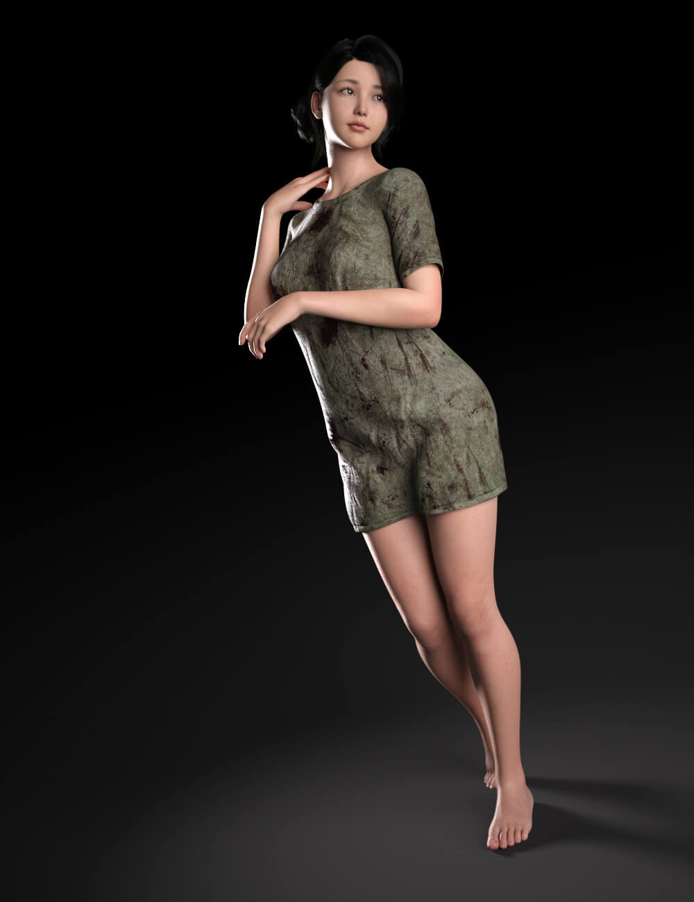 K3D October Shirt Dress for Genesis 8 Female - Daz Content by Kelambi3D