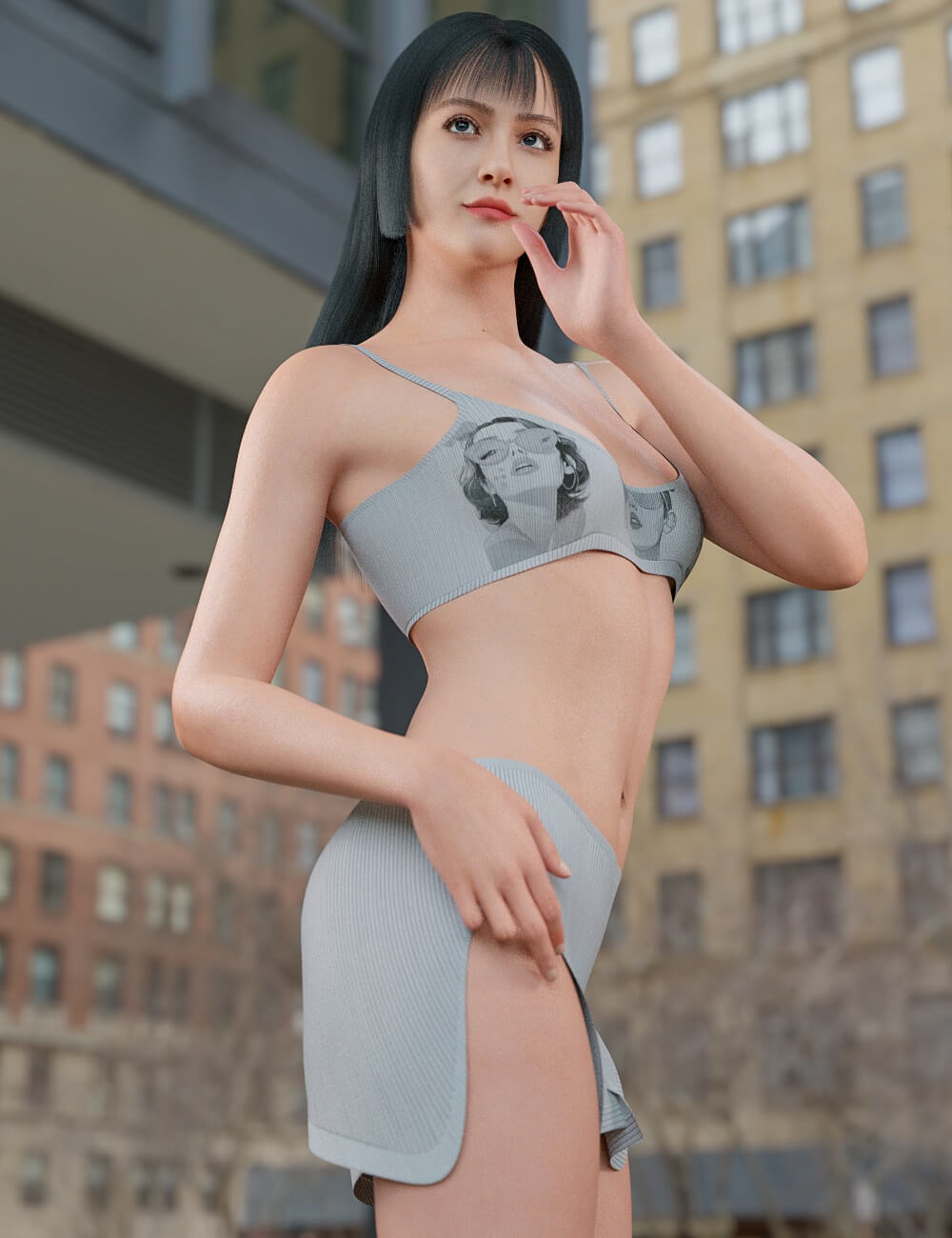 K3D September Mini Outfit - Free Daz Content by Kelambi3D