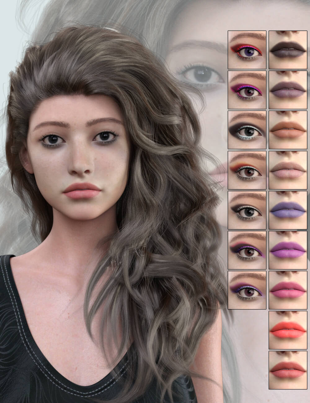 Melisa Eliyesil for Genesis 9 - Daz Content by Kelambi3D