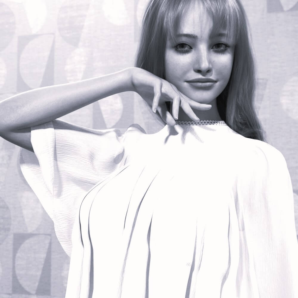 Melisa Eliyesil for Genesis 9 - Daz Content by Kelambi3D