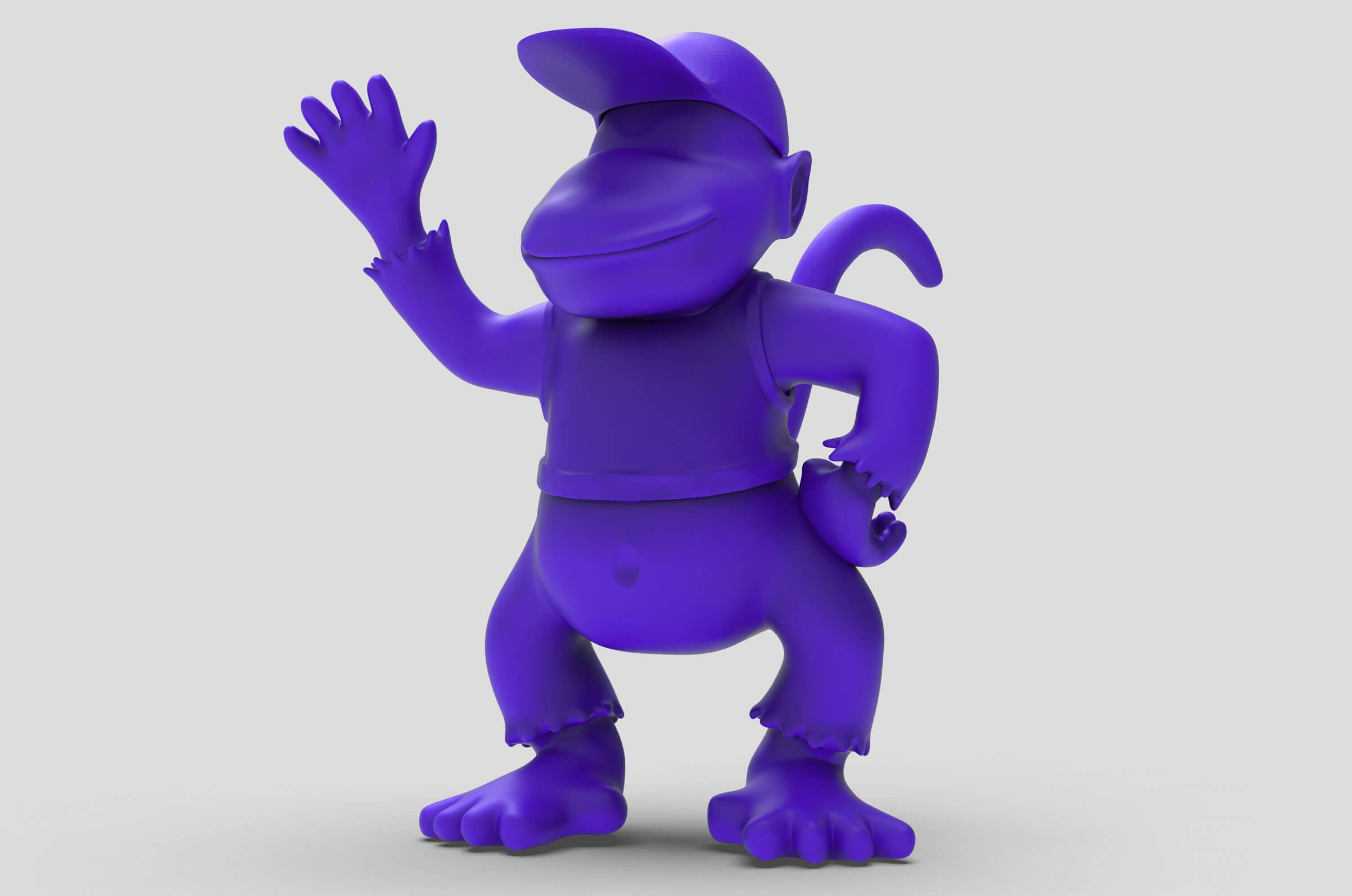 Diddy Kong - 3D Model by KellyJohnson3DArt