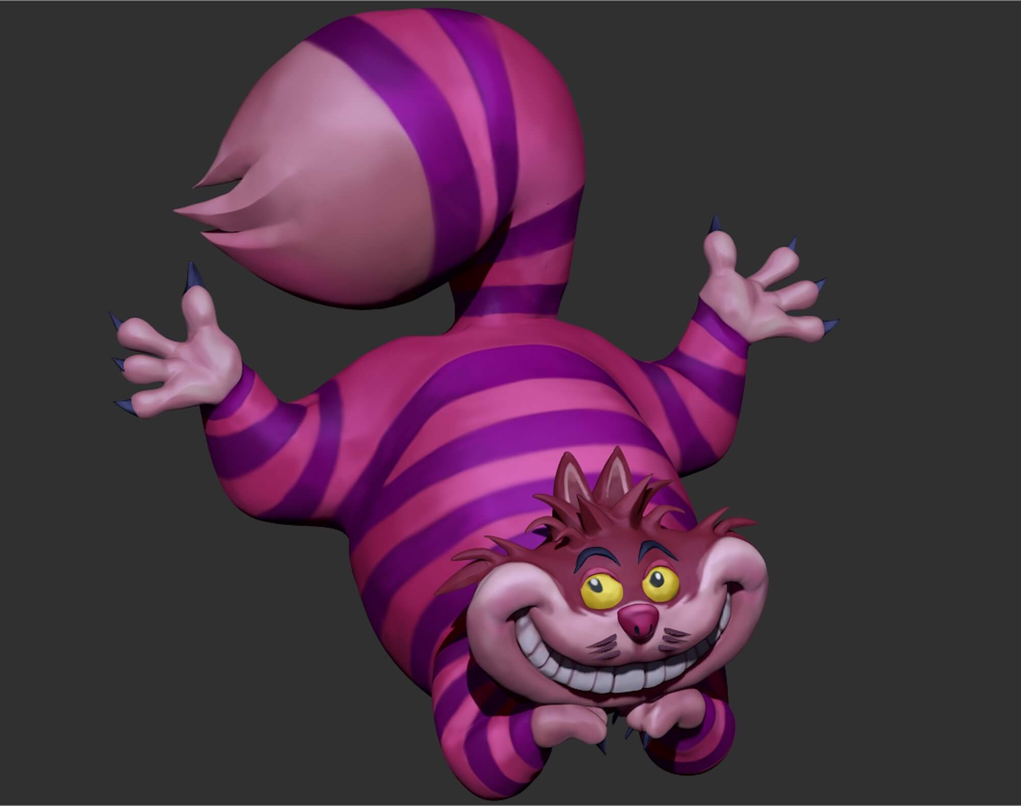 Chesire Cat - 3D Model by KellyJohnson3DArt