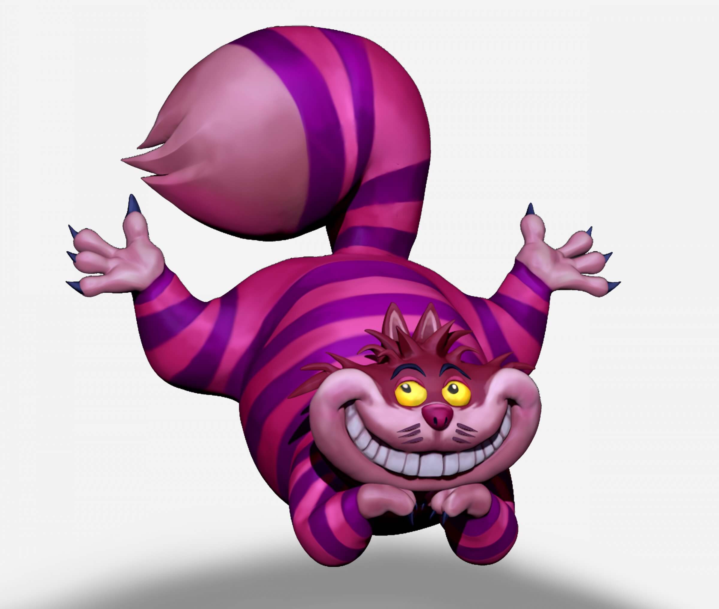 Chesire Cat - 3D Model by KellyJohnson3DArt