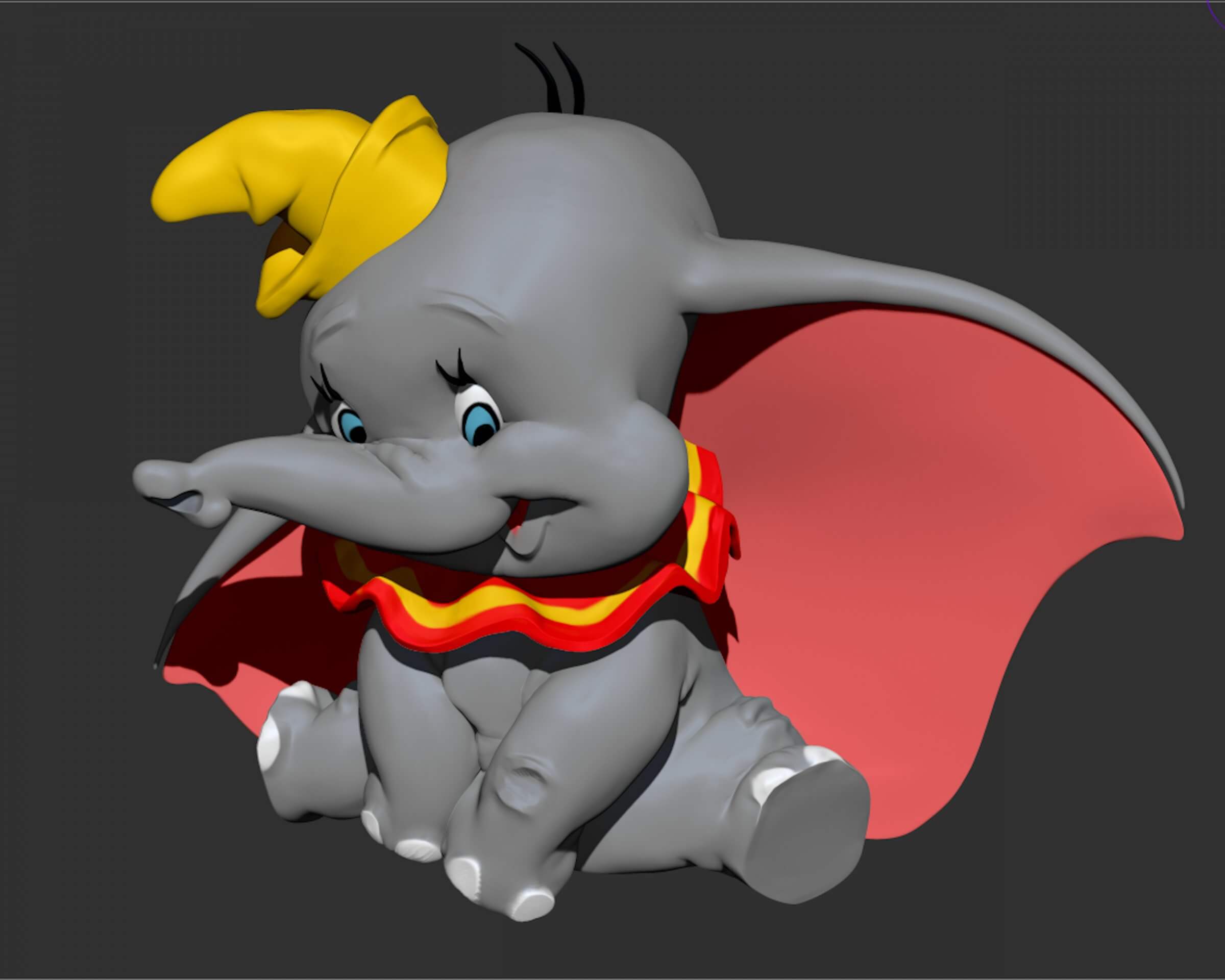 Dumbo - 3D Model by KellyJohnson3DArt