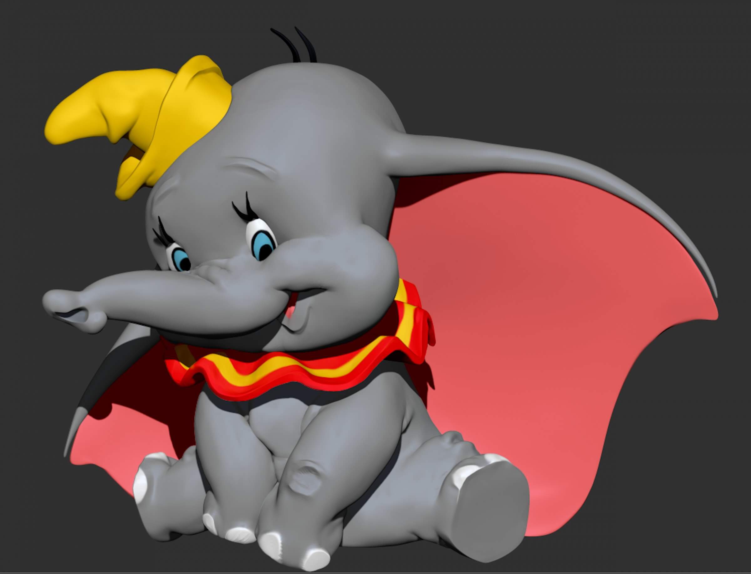Dumbo - 3D Model by KellyJohnson3DArt