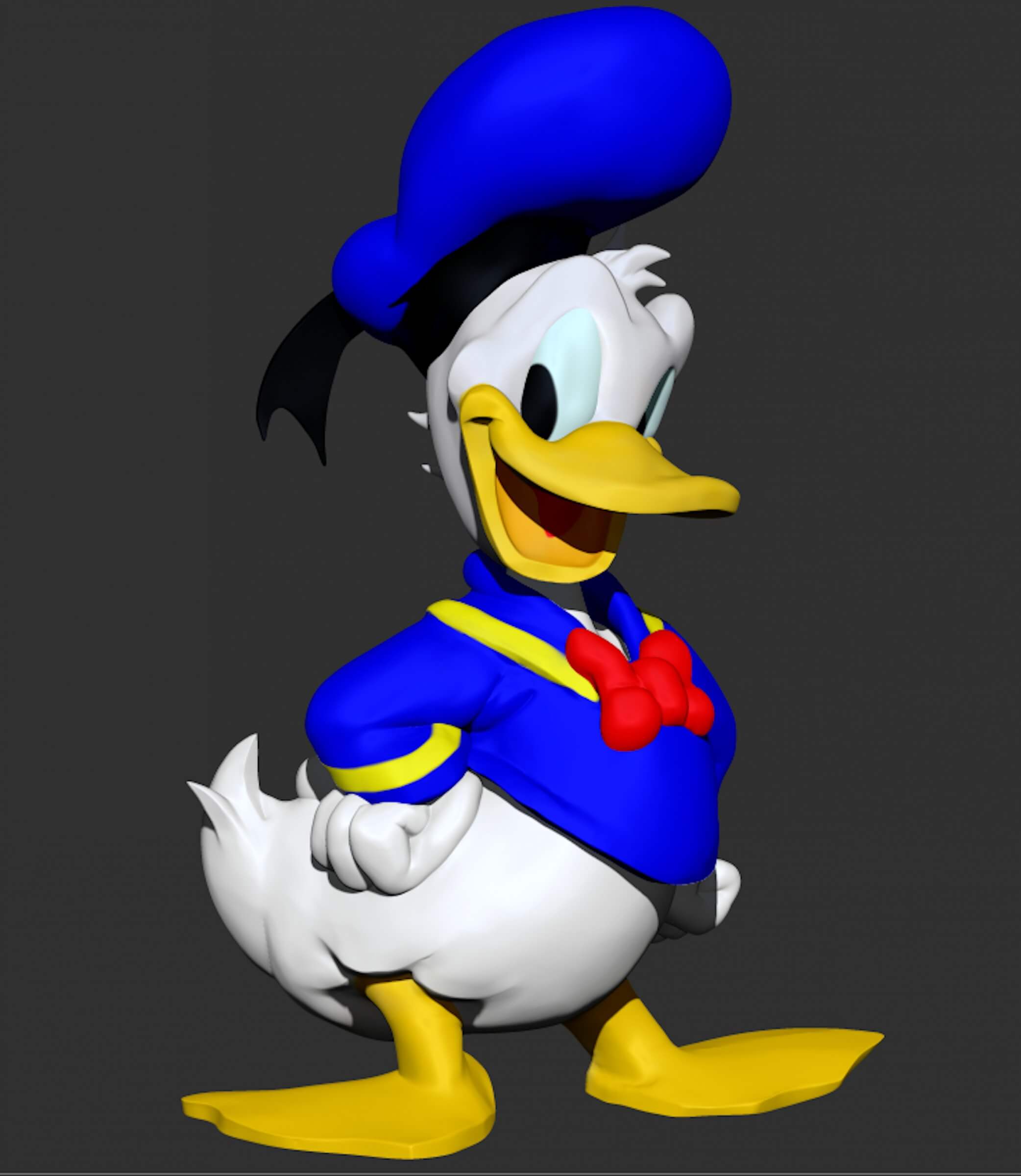 Donald Duck - 3D Model by KellyJohnson3DArt