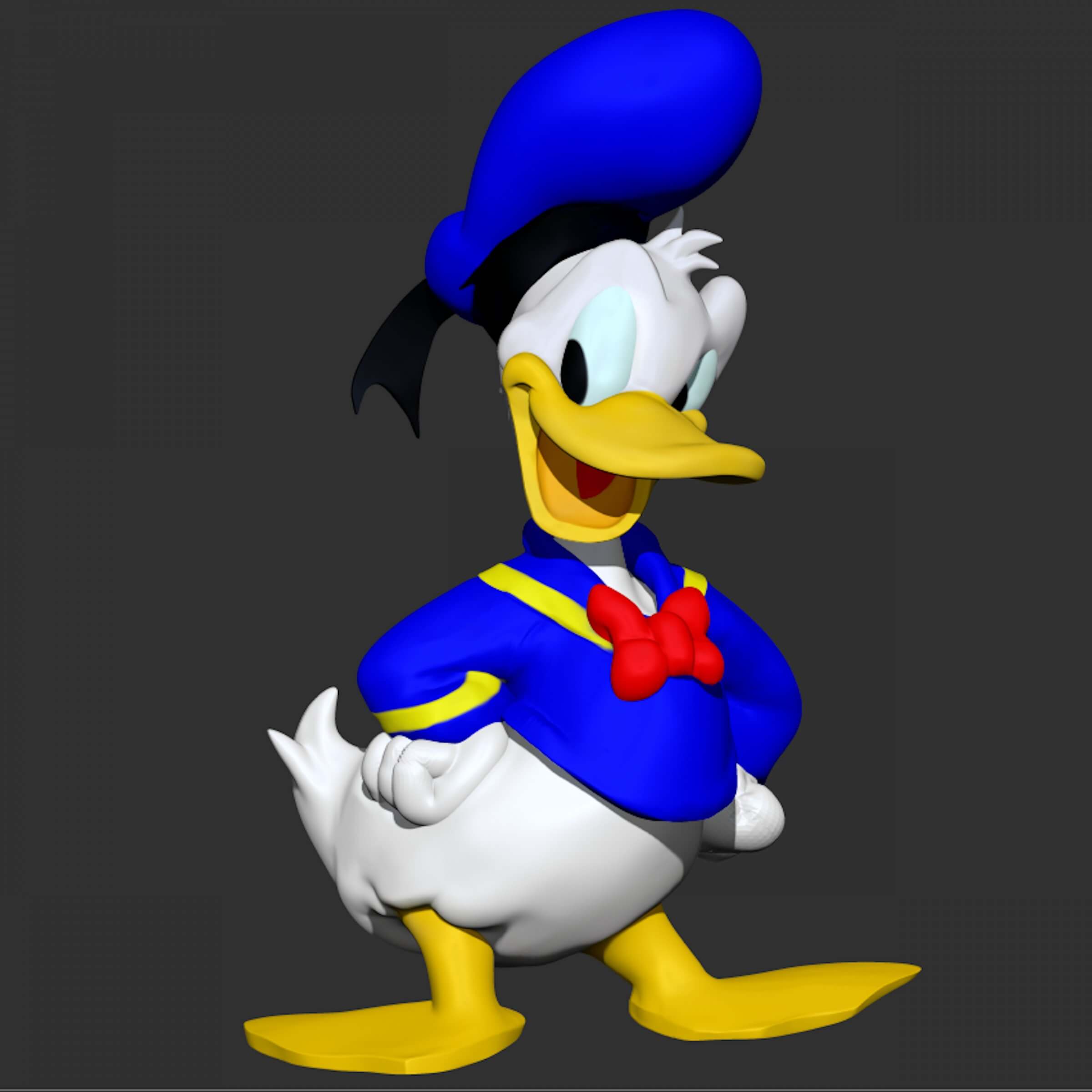 Donald Duck - 3D Model by KellyJohnson3DArt
