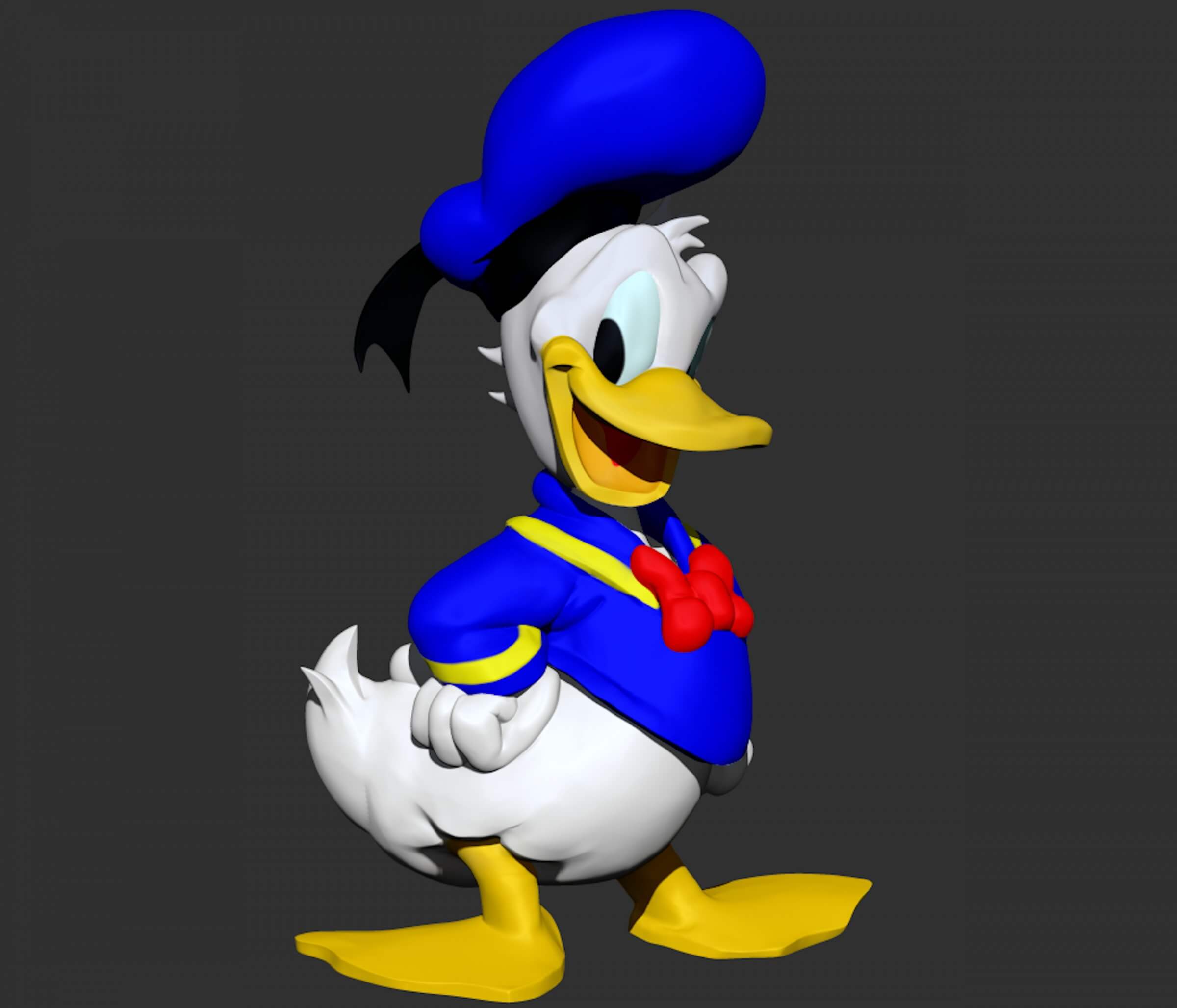 Donald Duck - 3D Model by KellyJohnson3DArt