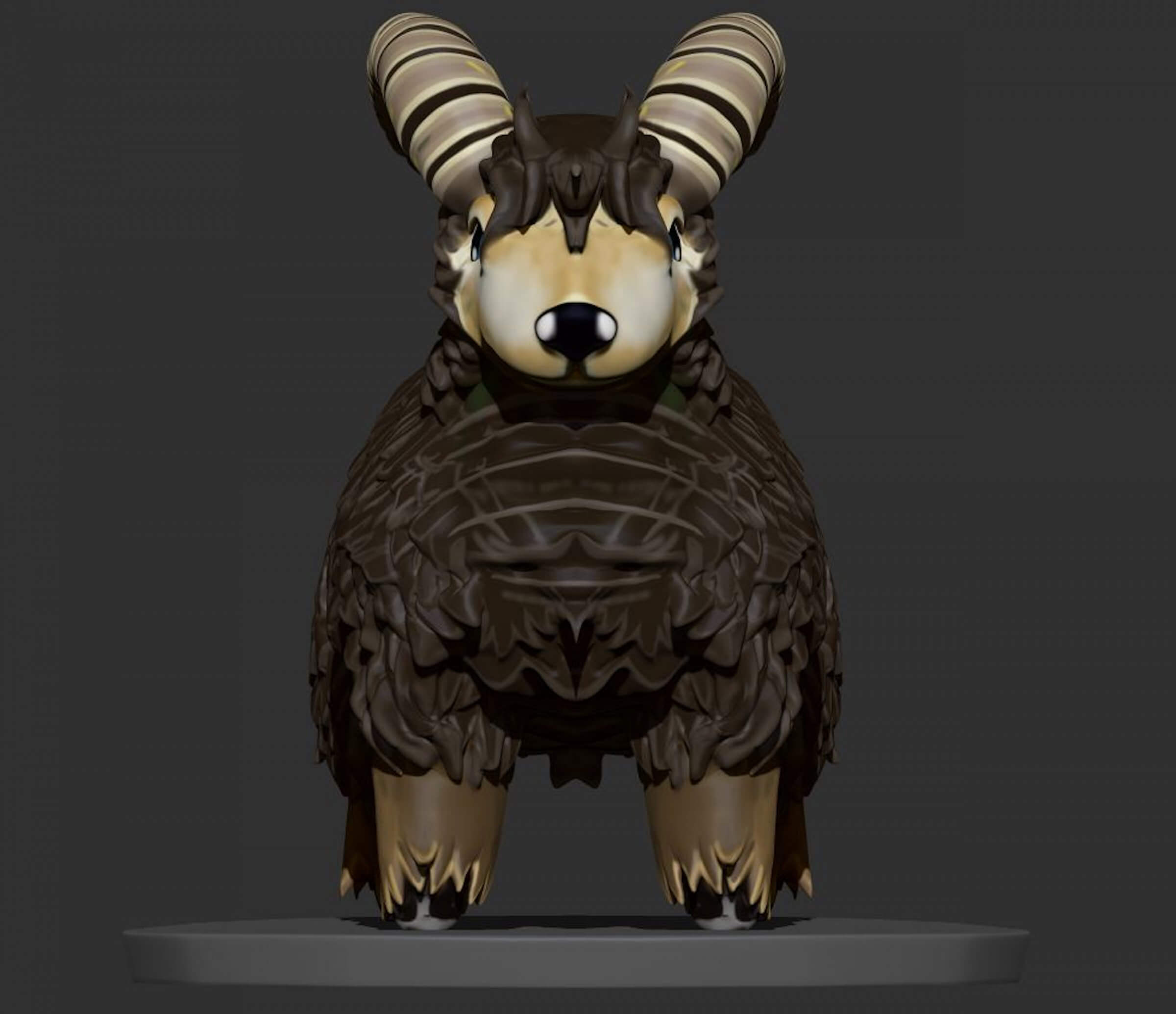 Sheep - 3D Model by KellyJohnson3DArt