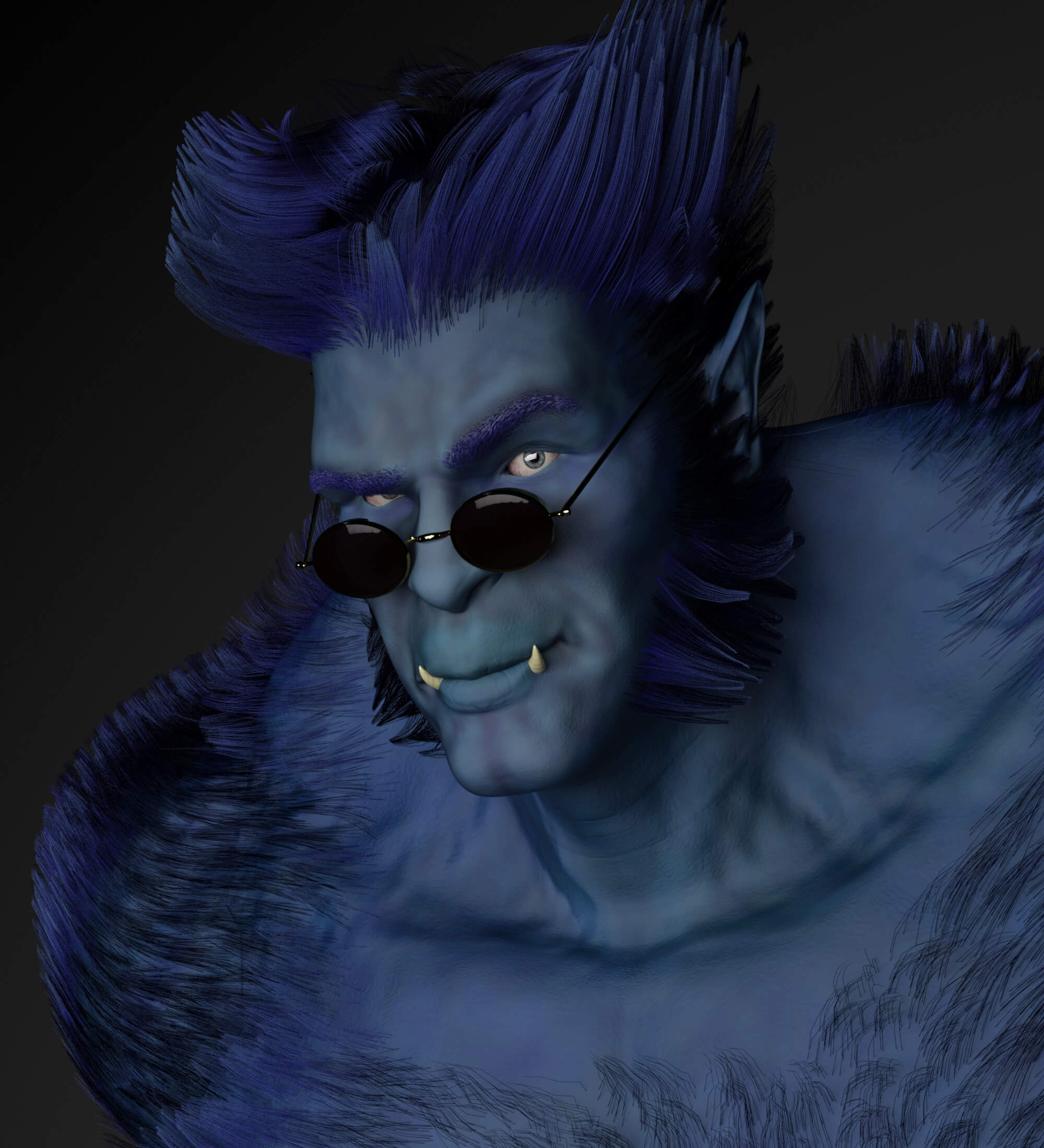 Beast for G8M - Daz Content by kemel