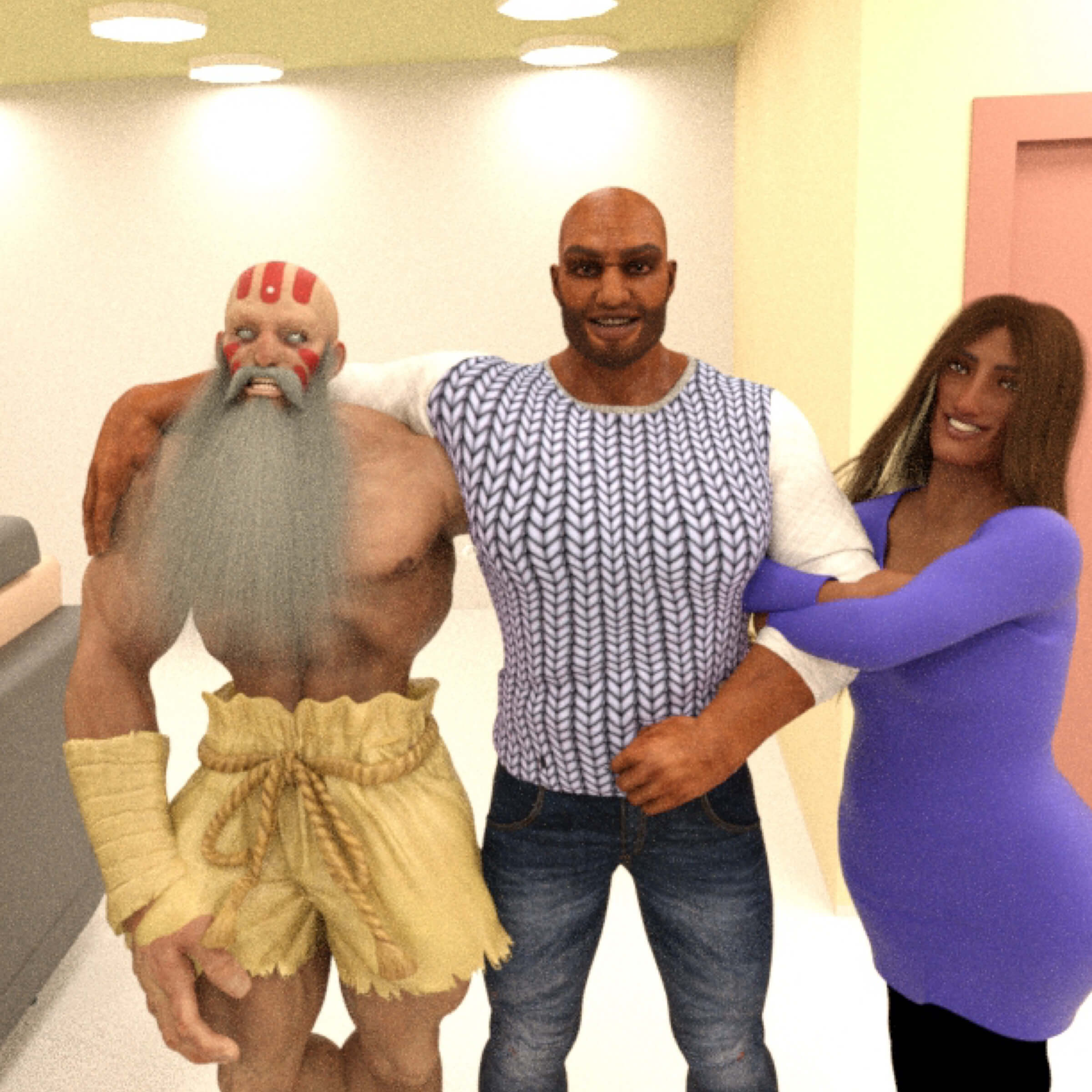 Dhalsim for G8M - Daz Content by kemel