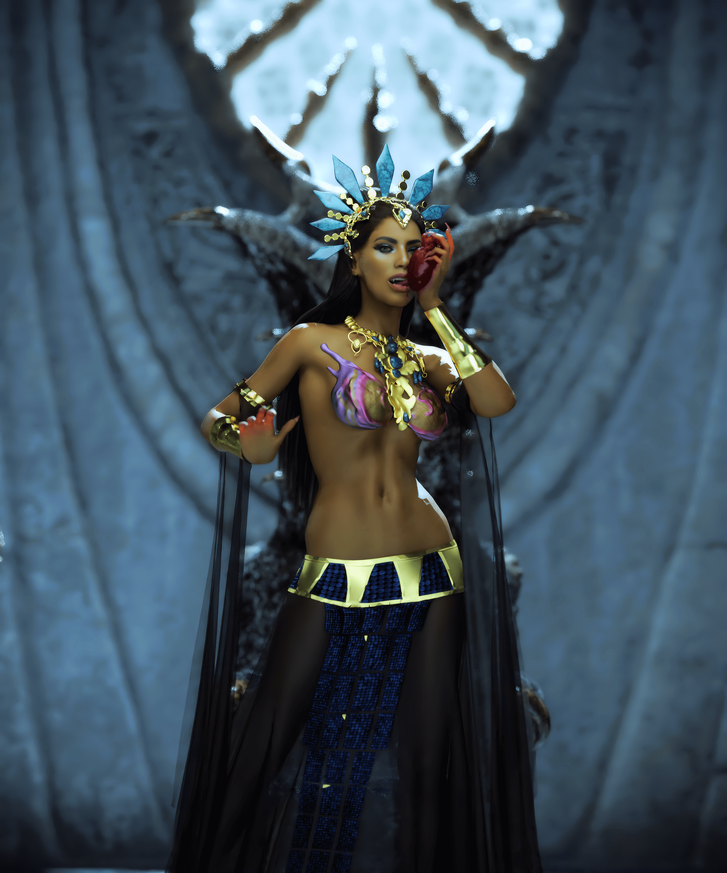 akasha 3D Render, Digital Art by kemel