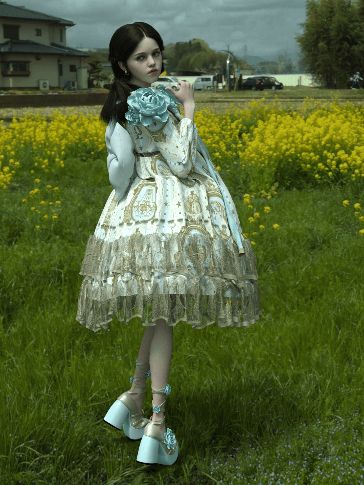 gothie lolita for g9 3D Render, Digital Art by kemel