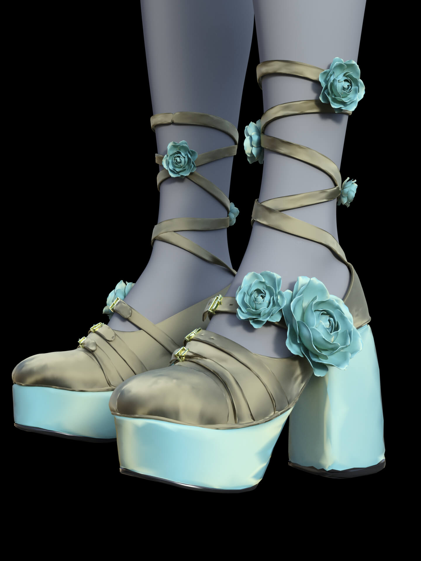 Gothie Lolita Dress and Shoe for G9 - Daz Content by kemel