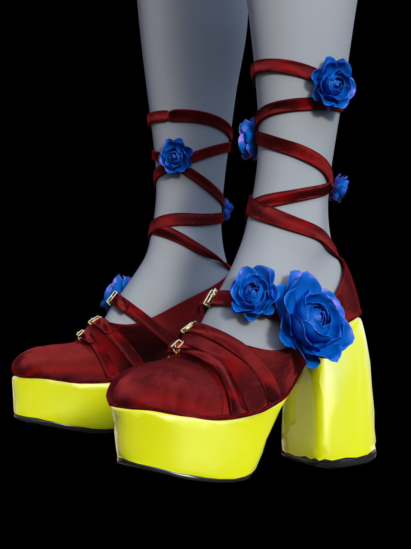 Gothie Lolita Dress and Shoe for G9 - Daz Content by kemel