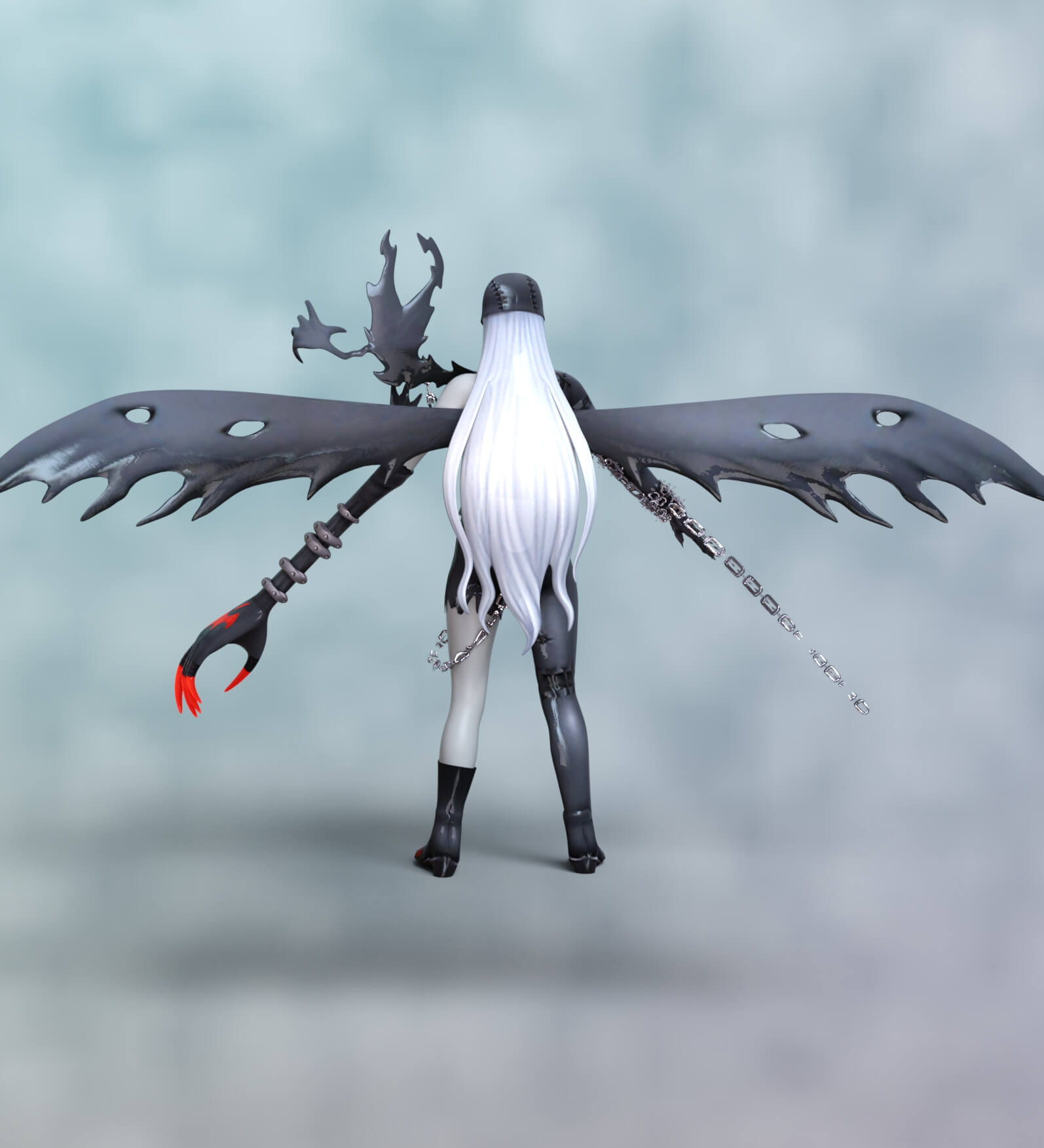 Lady Devimon Outfit for G8F/G8.1 - Daz Content by kemel