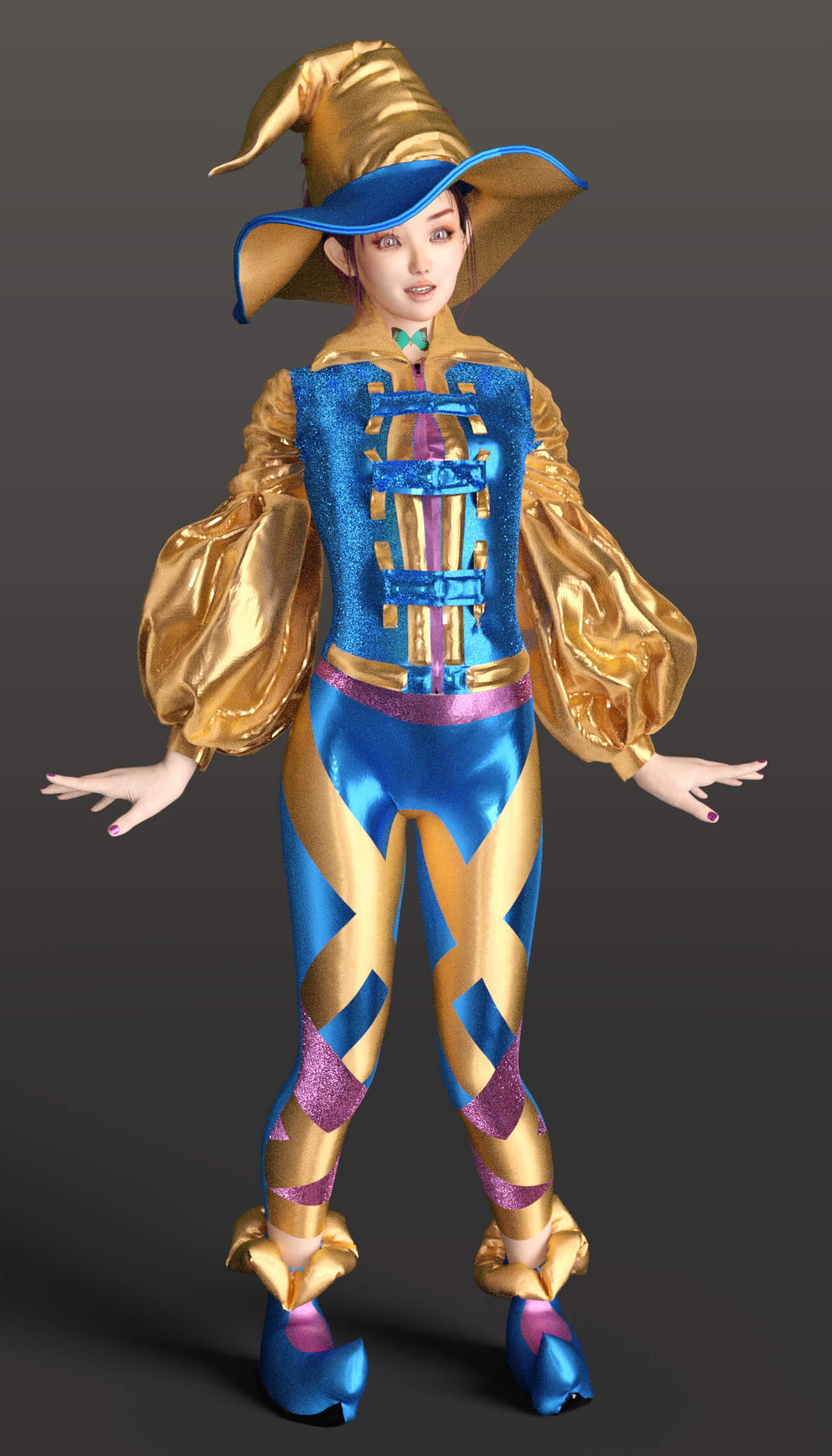 Loly Glitter Wizard for G8F - Daz Content by kemel