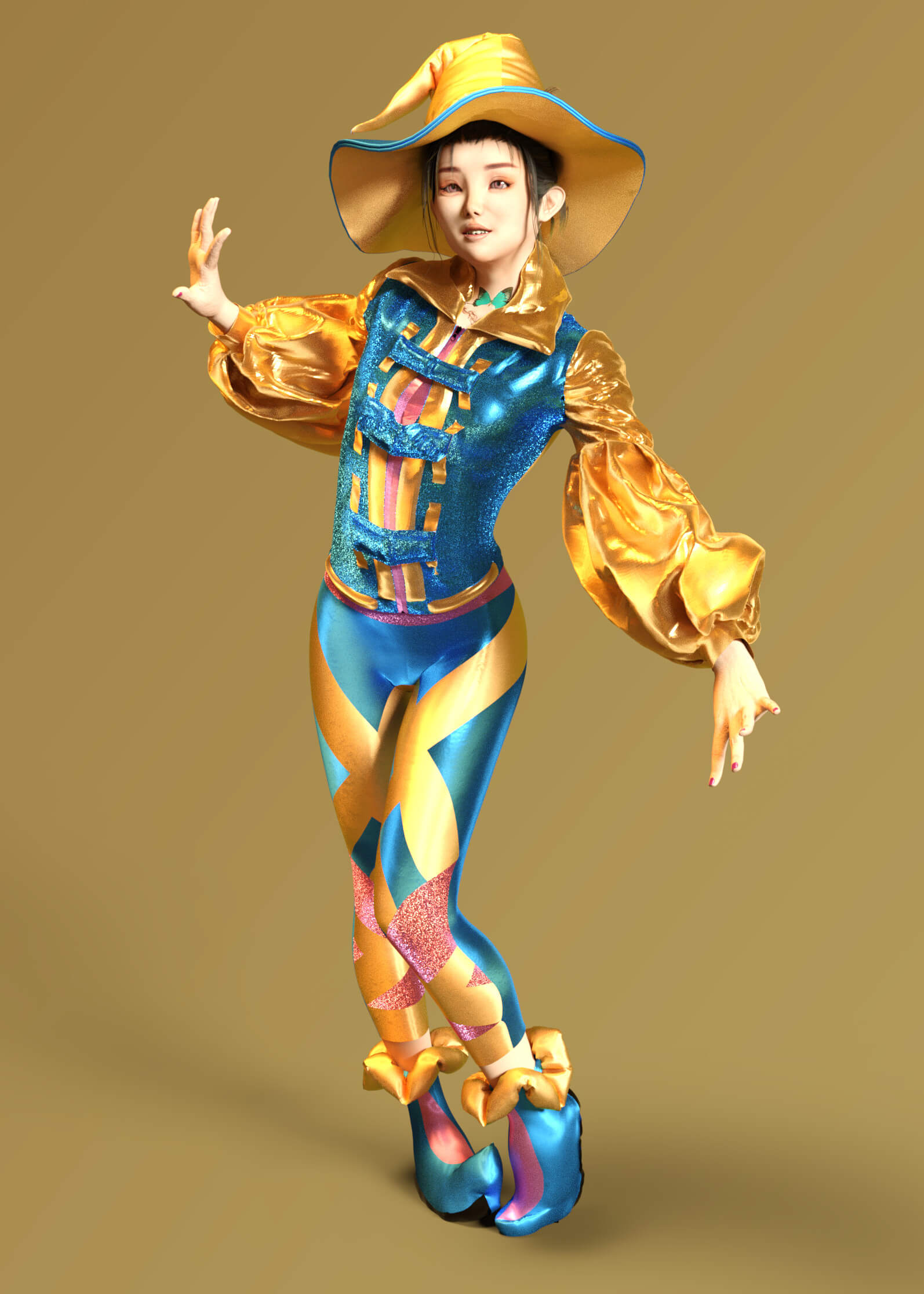 Loly Glitter Wizard for G8F - Daz Content by kemel