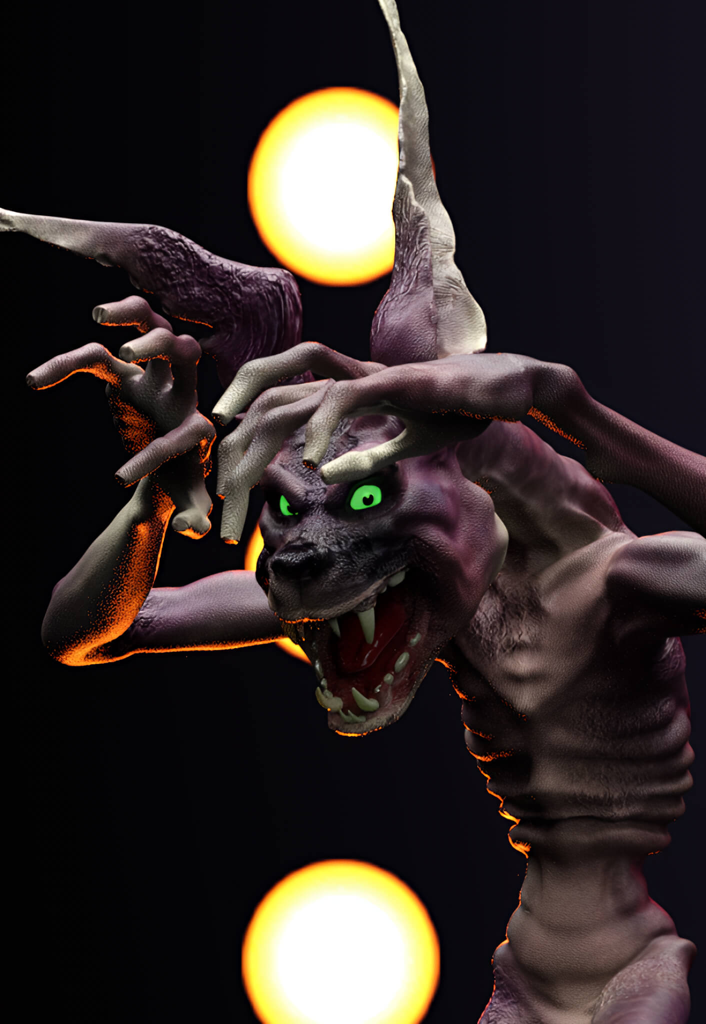 Spooky Monster Stand Alone - Daz Content by kemel