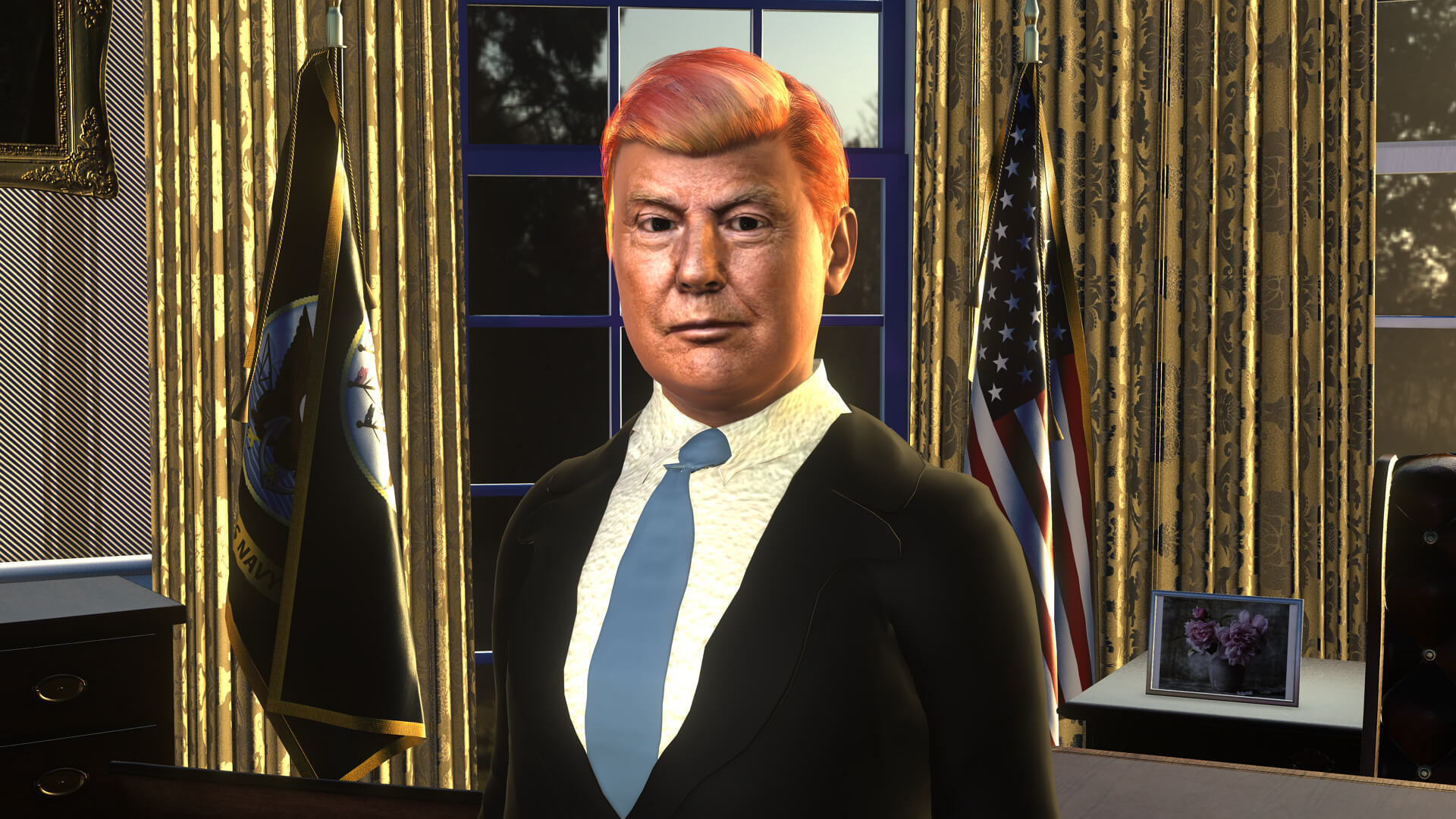 Donald Trump - President 3D Model by kenkat
