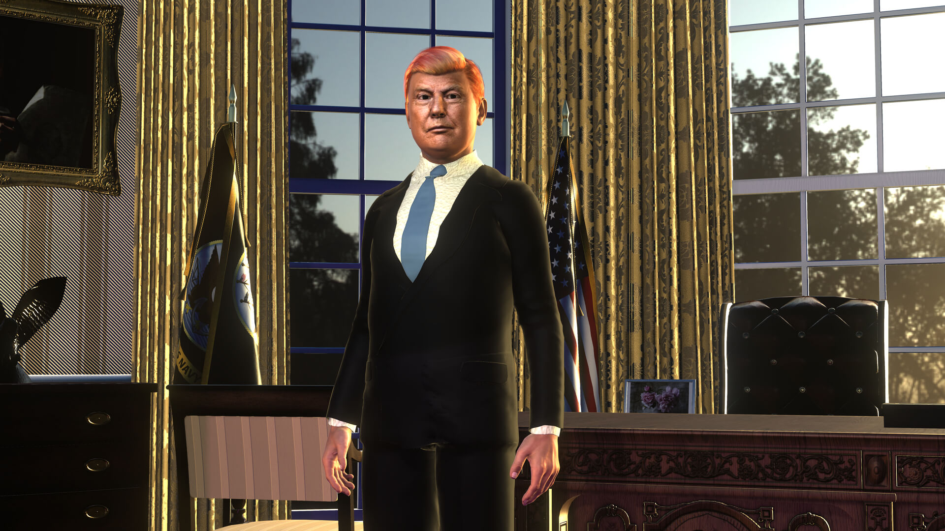 Donald Trump - President 3D Model by kenkat