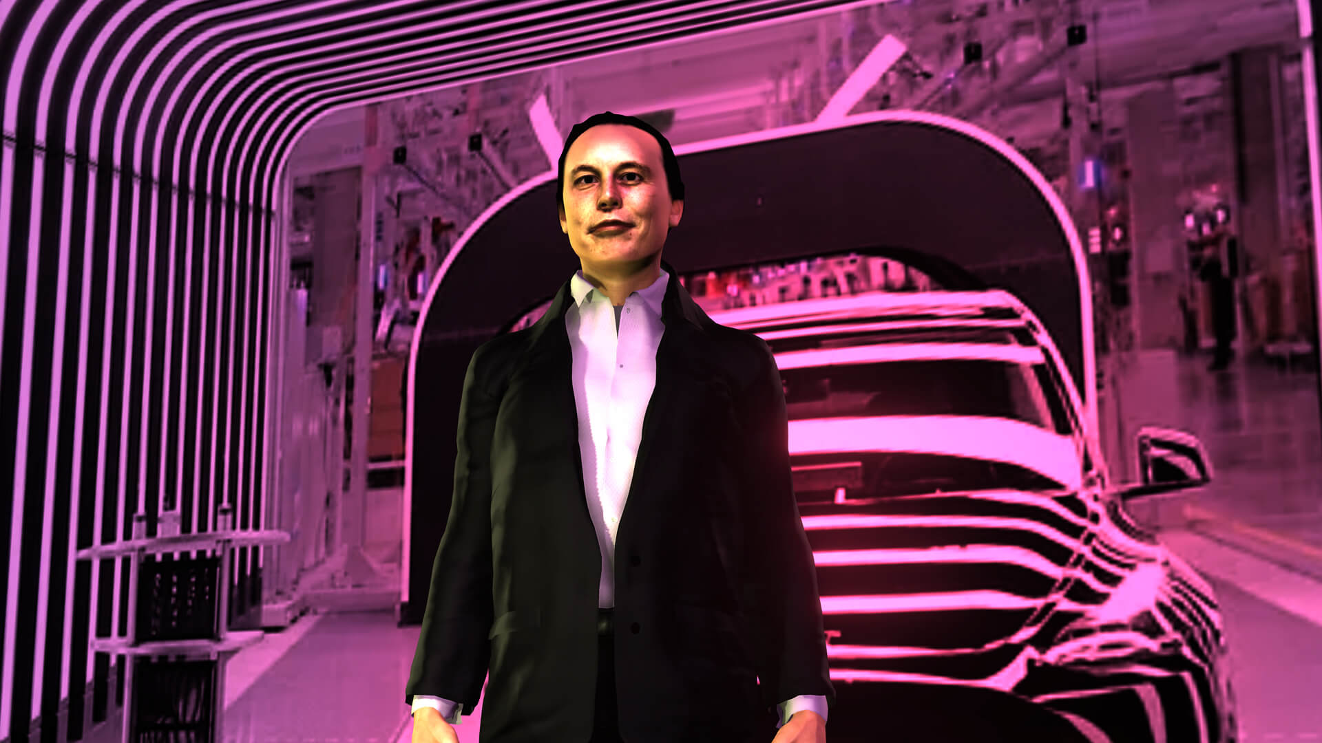 Elon Musk - Tesla CEO 3D Model by kenkat