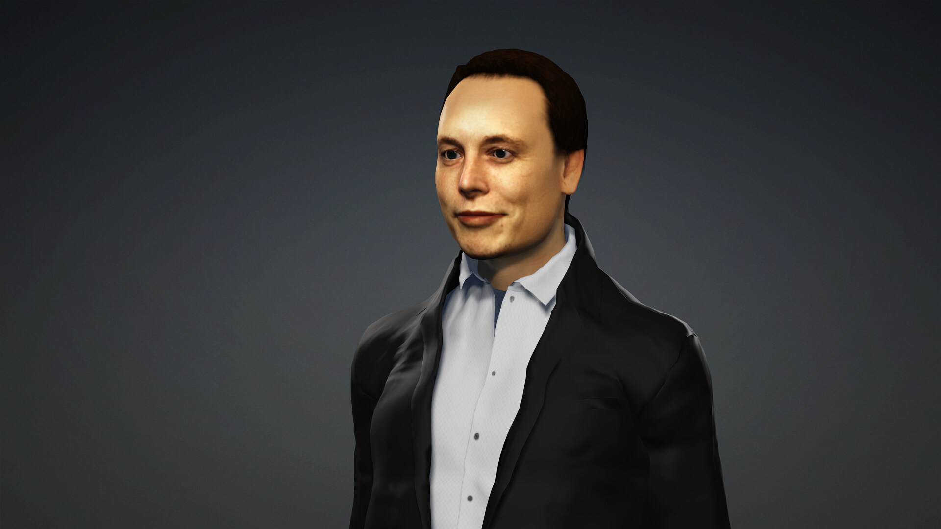 Elon Musk - Tesla CEO 3D Model by kenkat