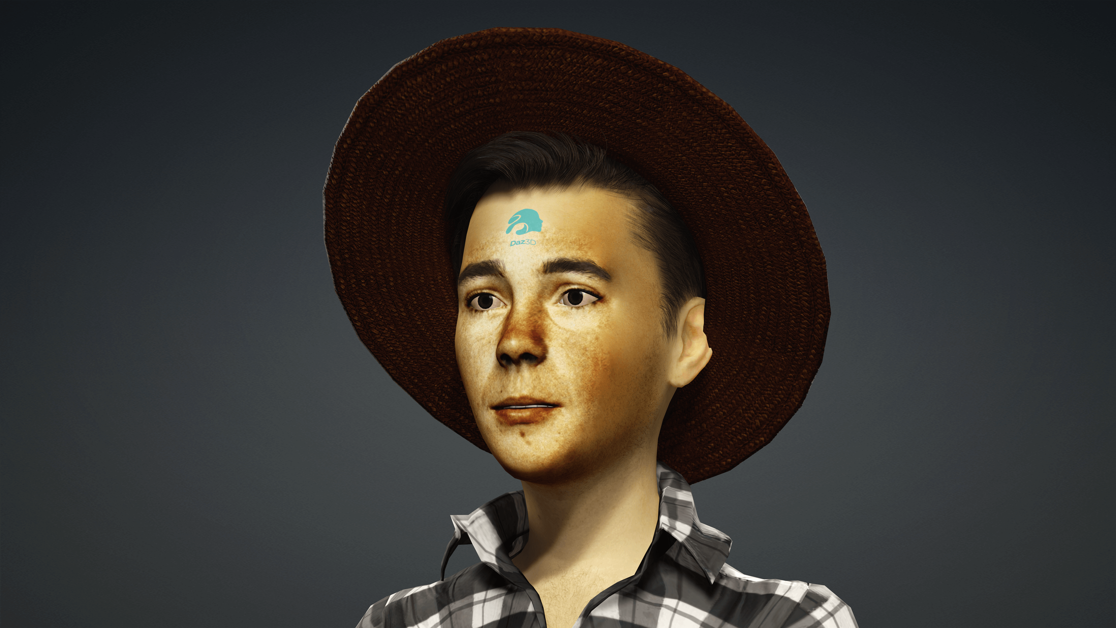 Disney Actor Tommy Kirk 1960s 3D Render, Digital Art by kenkat