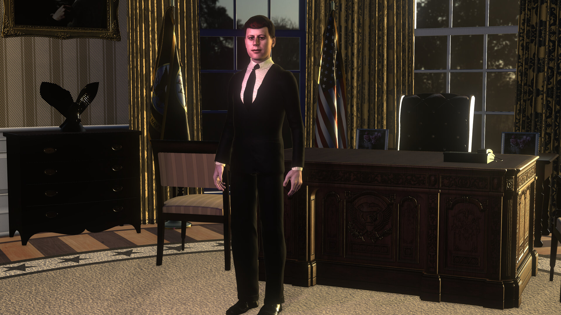 John F. Kennedy - President 3D Model by kenkat