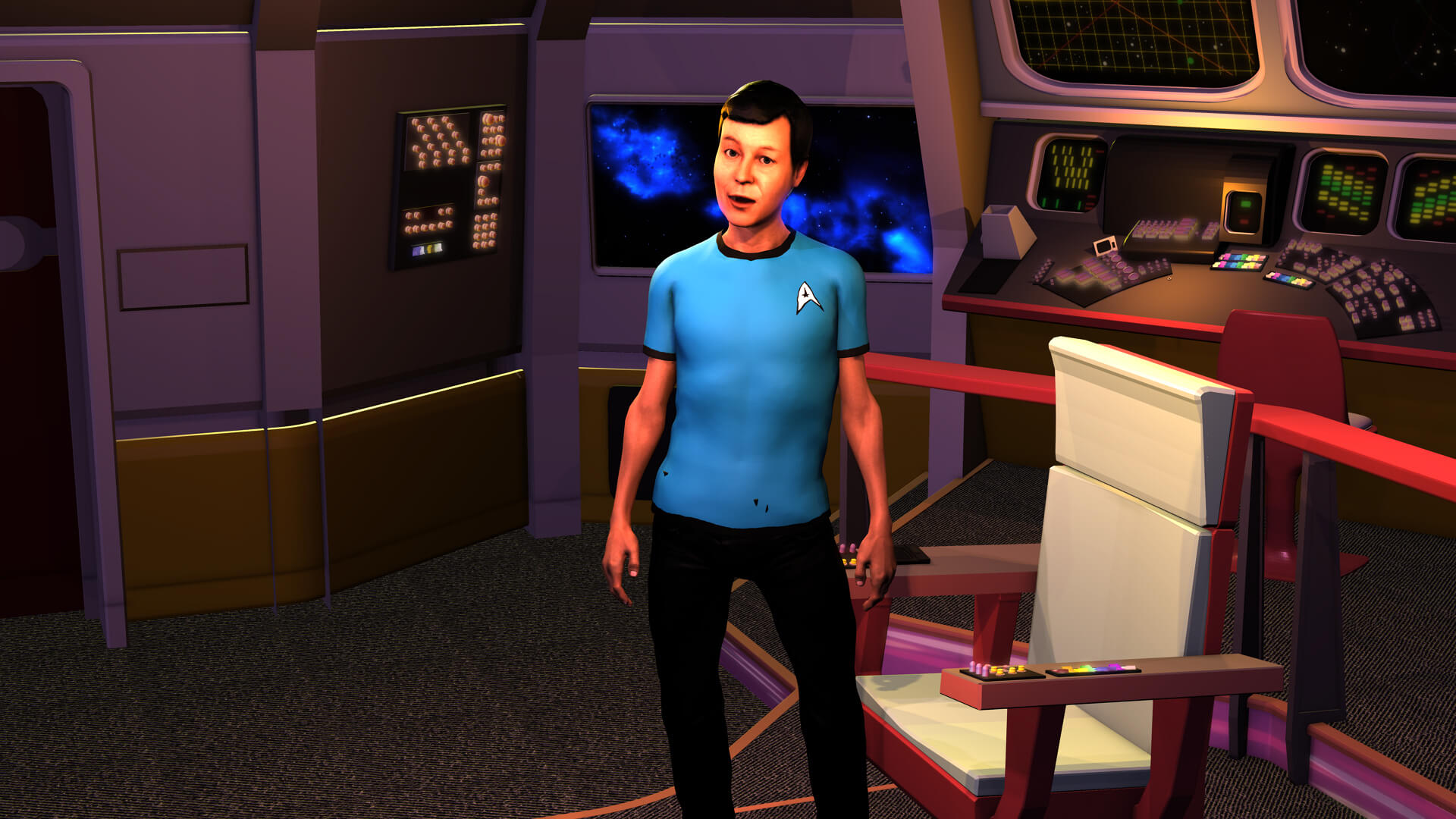Star Trek - Full Crew 3D Model by kenkat