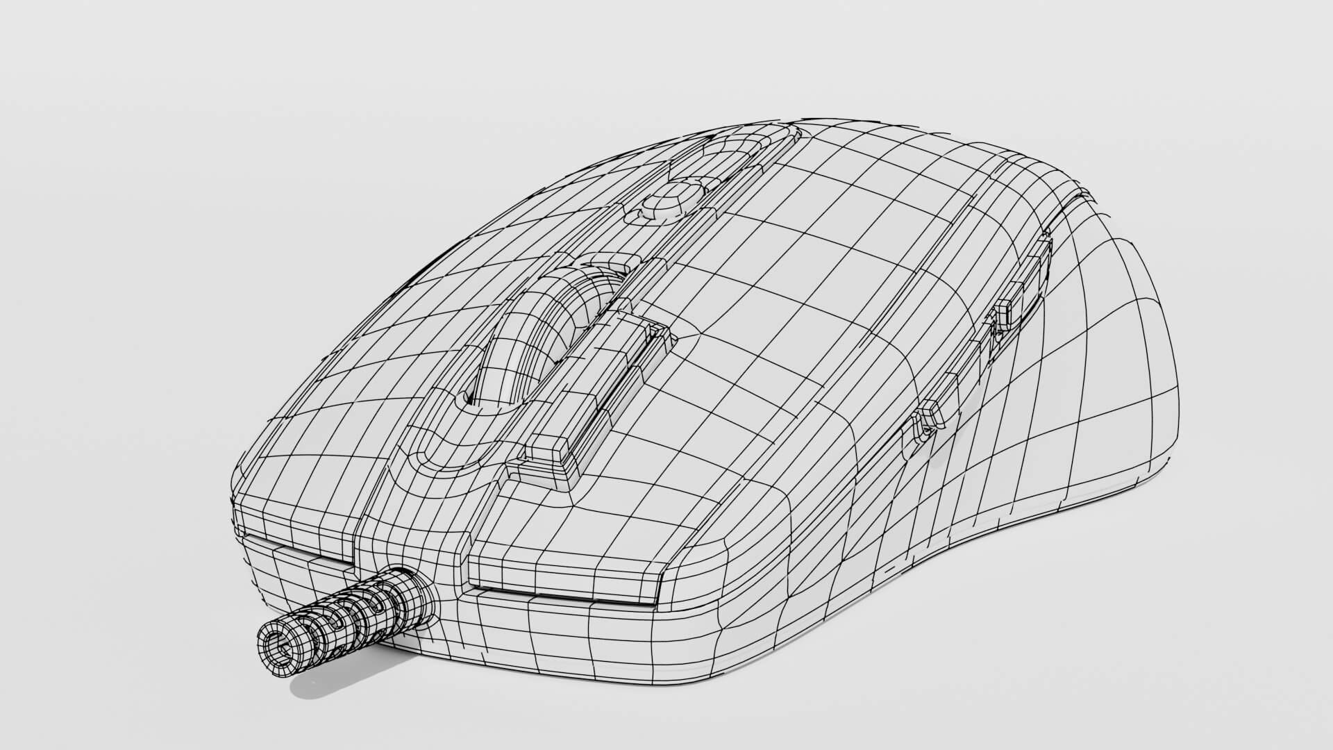 A4Tech X7 Gaming Mouse - 3D Model by Kepr