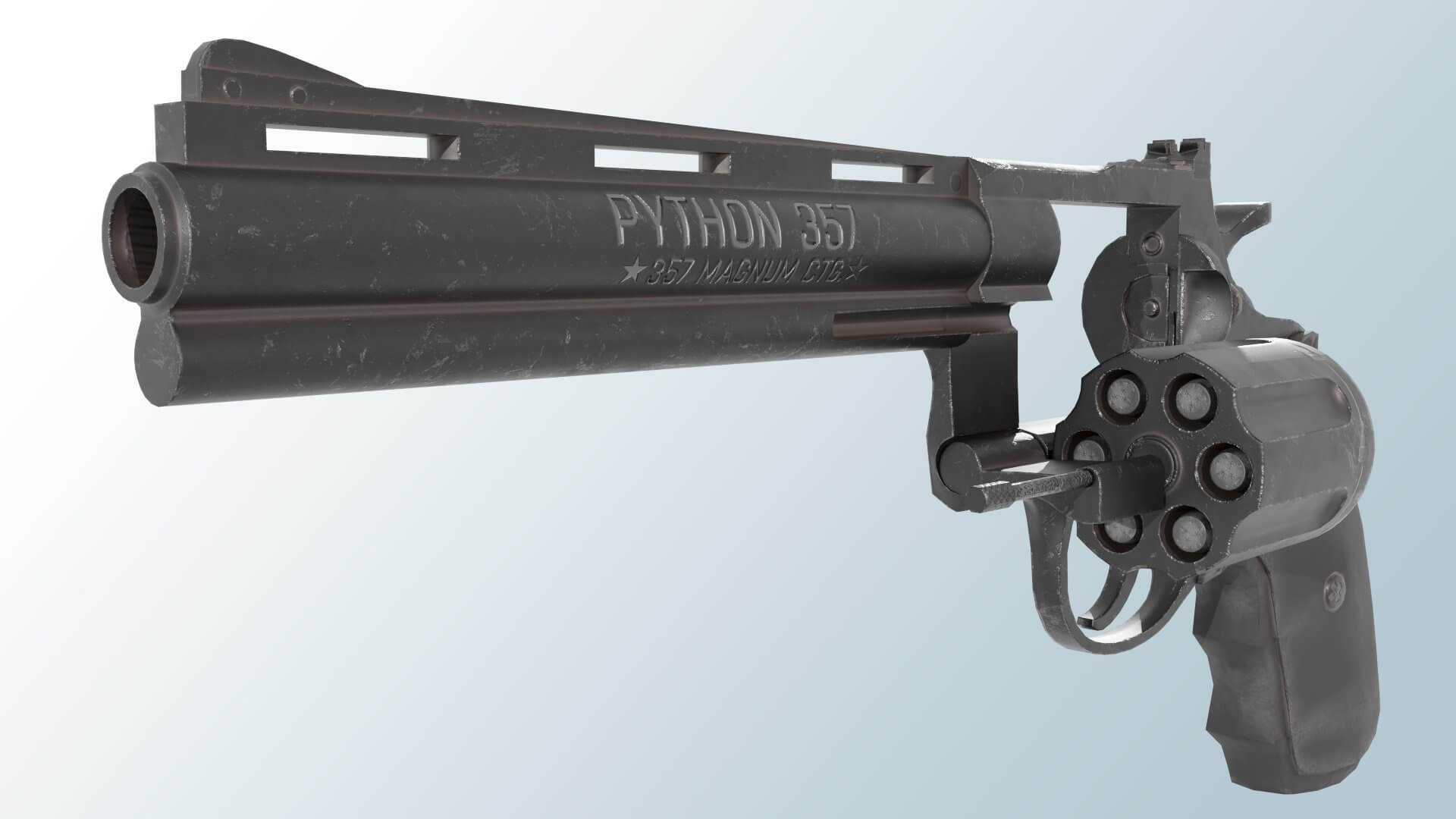 Colt Python 357 - 3D Model by Kepr