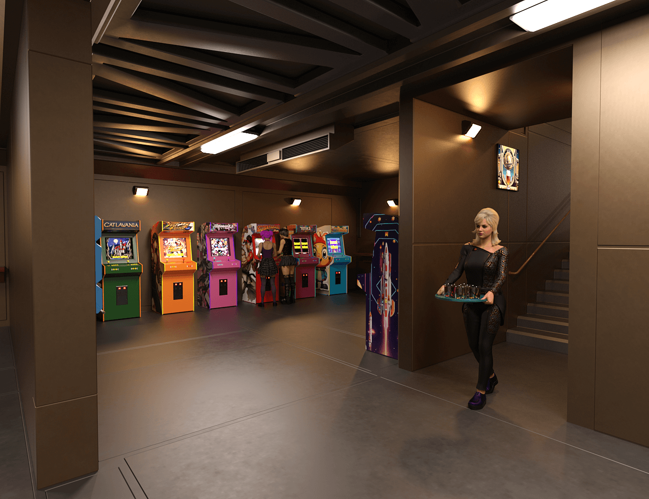 Arcade Game Machine - Daz Content by kerabera