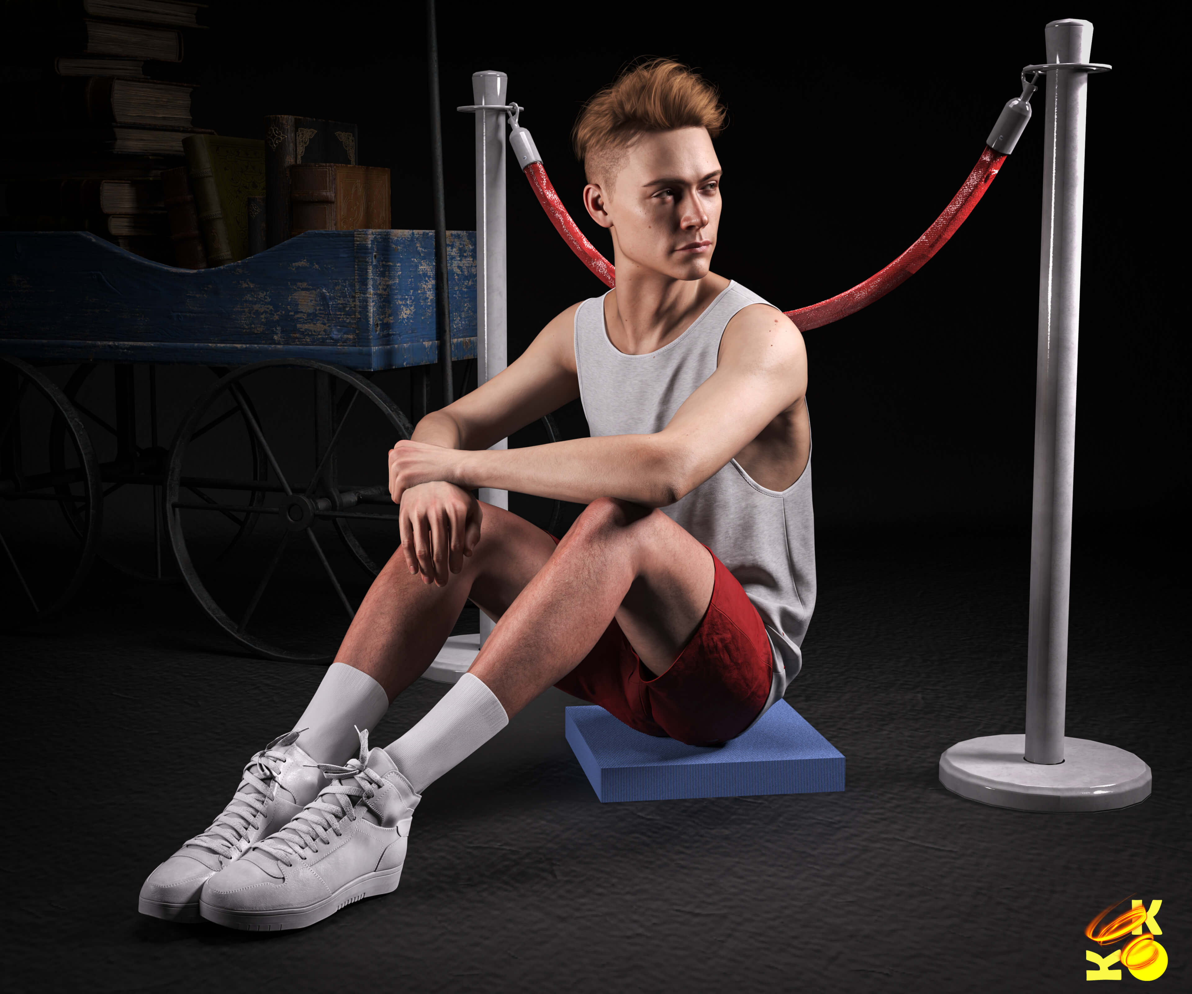 Go No Further 3D Render, Digital Art by Kev914