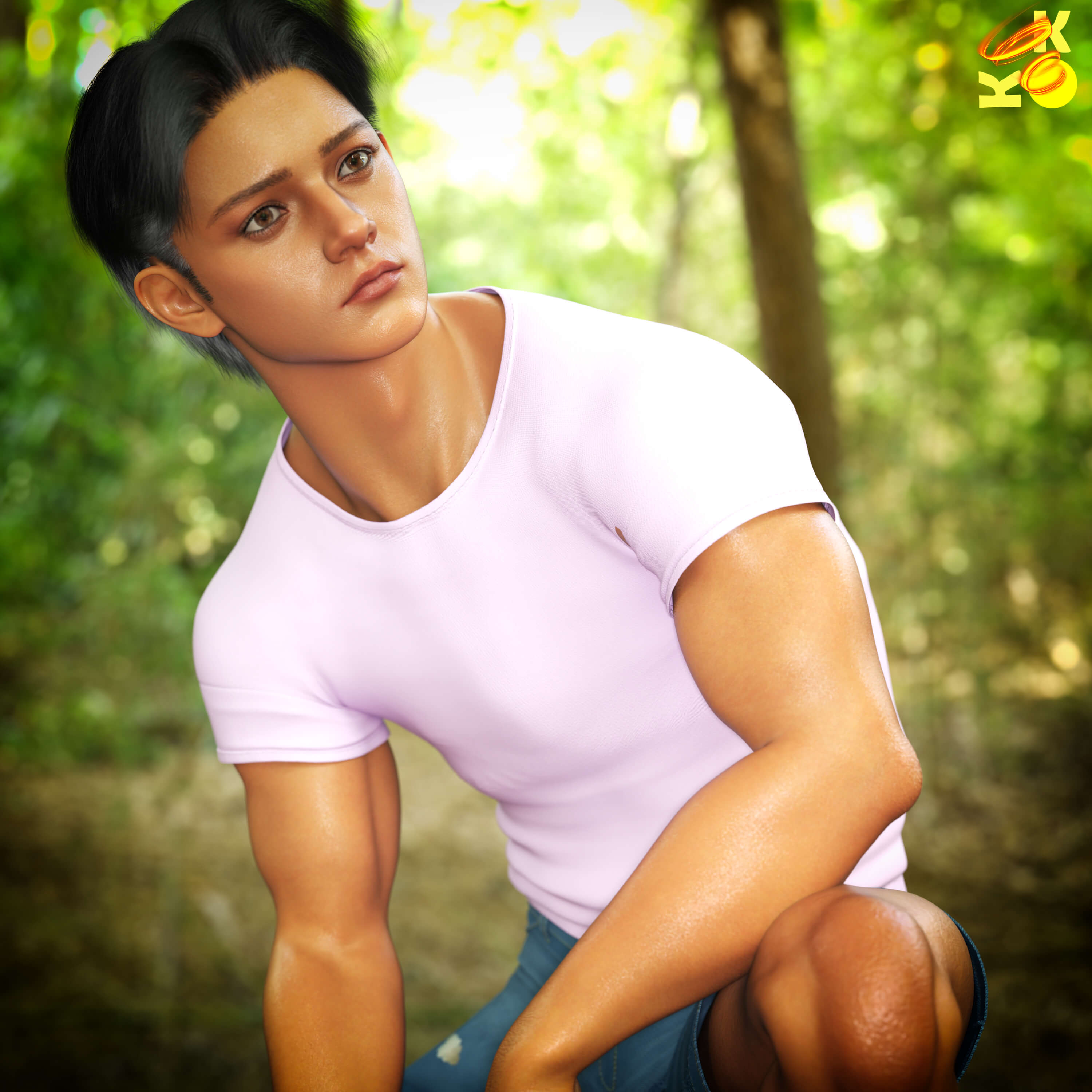 Somewhere Out There 3D Render, Digital Art by Kev914