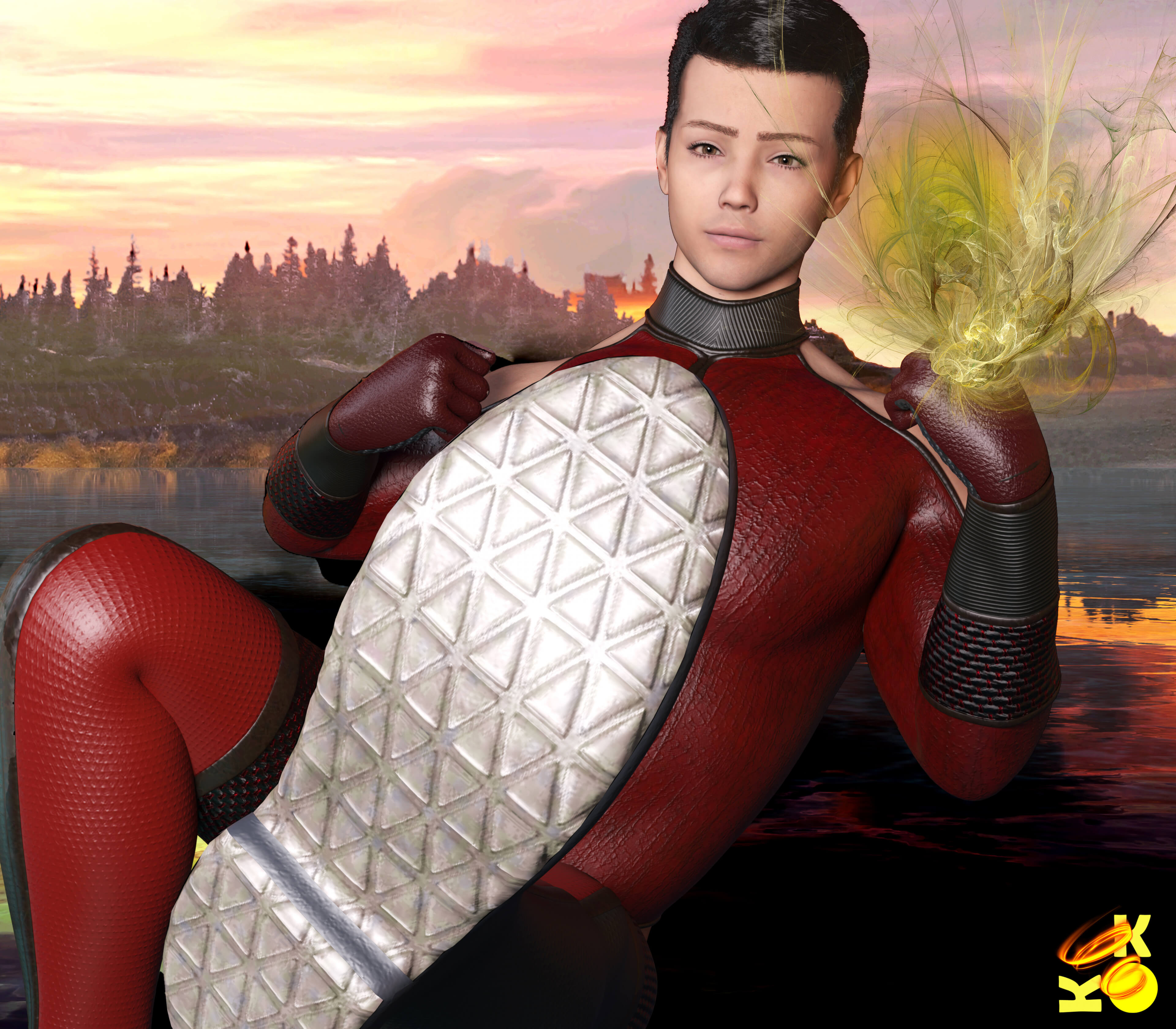 The Face Will Charm, The Foot Disarm 3D Render by Kev914