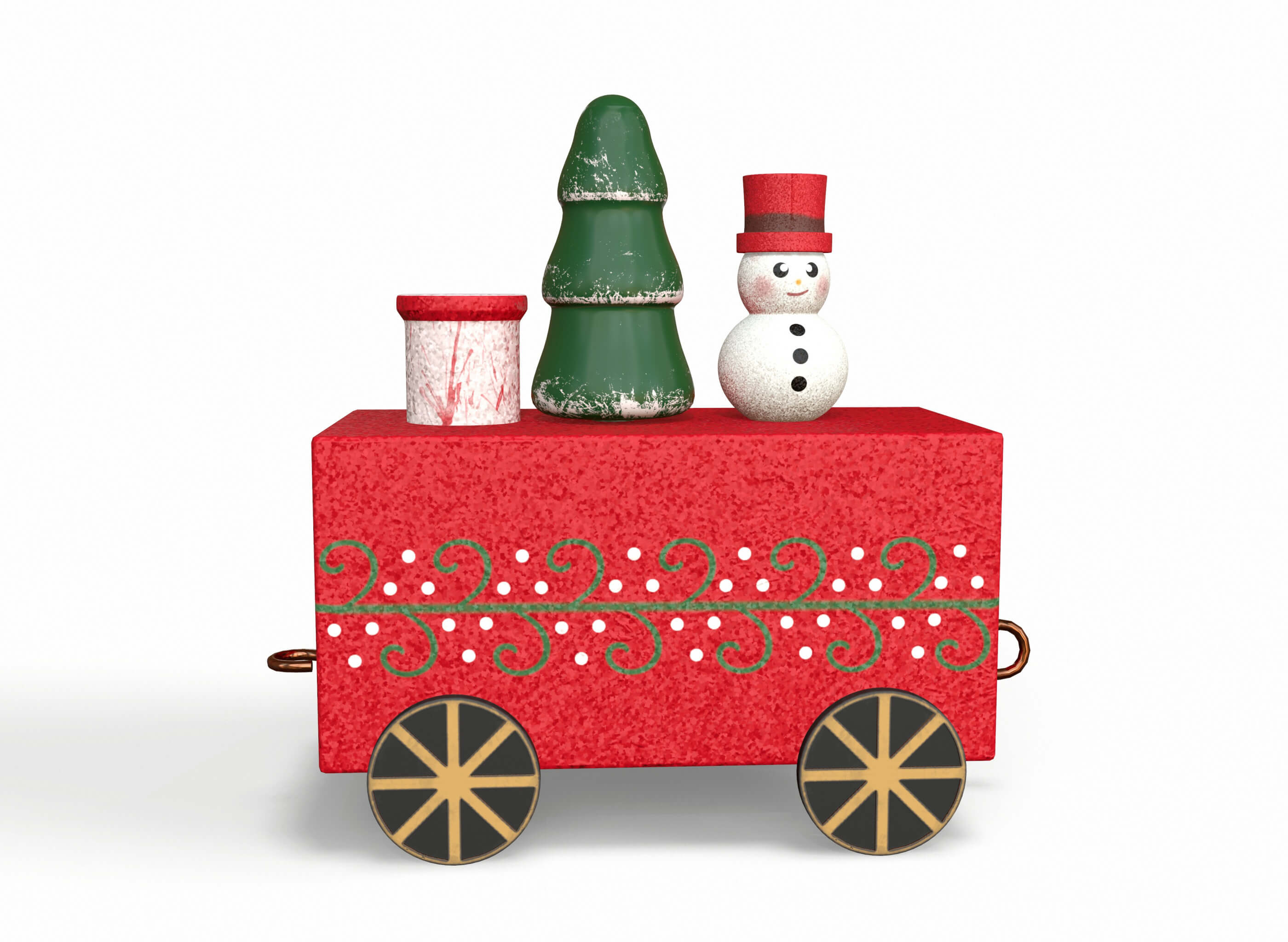 Christmas Train - 3D Model by kgcreeper
