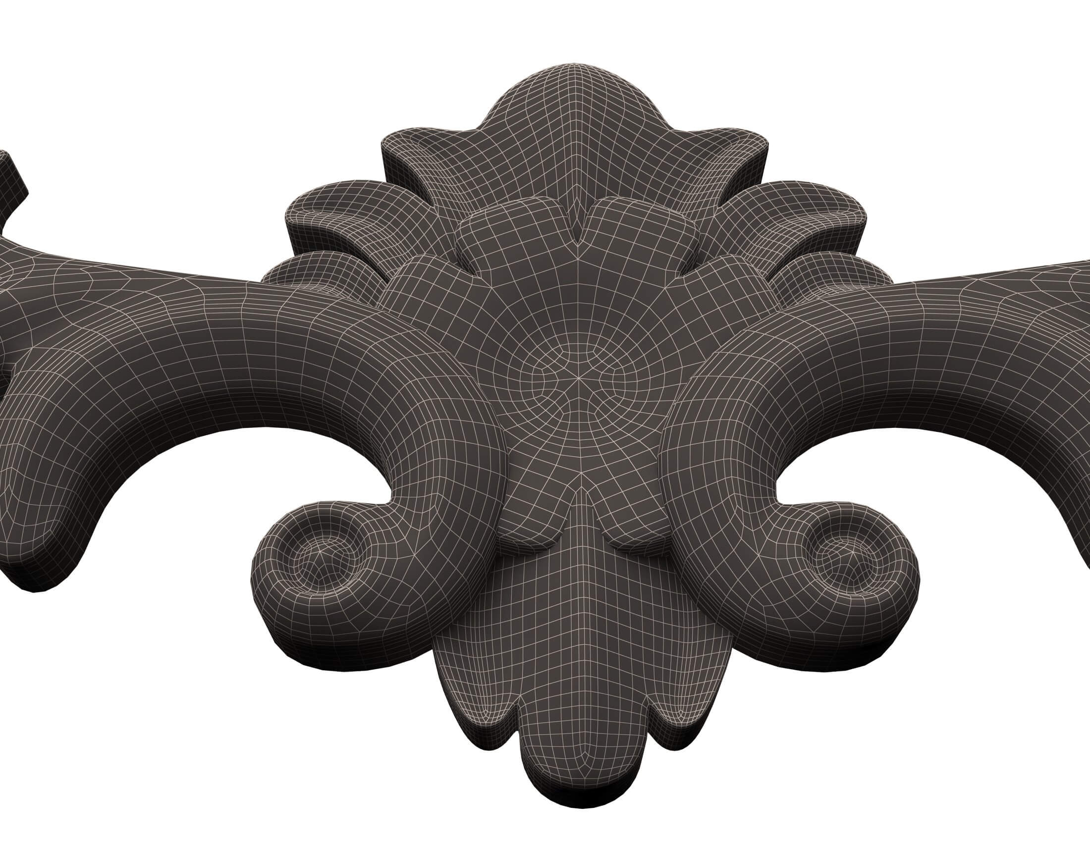 Plaster Molding Decoration - 3D Model by KhaganFX