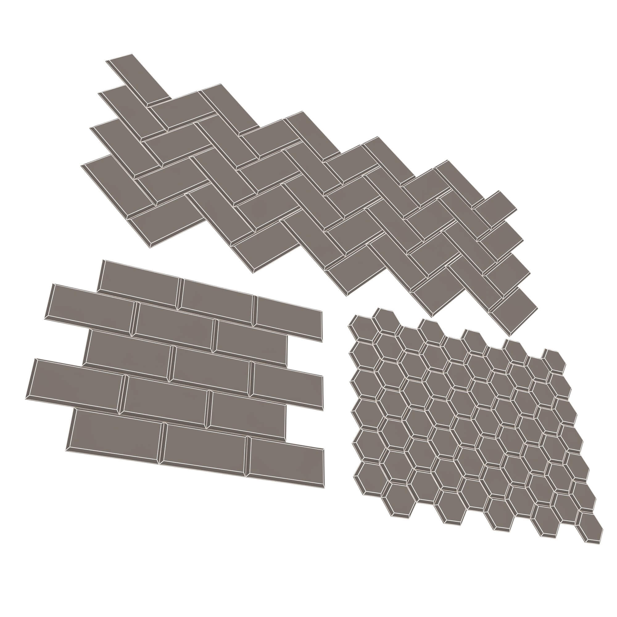 Glazed Bricks - 3D Model by KhaganFX