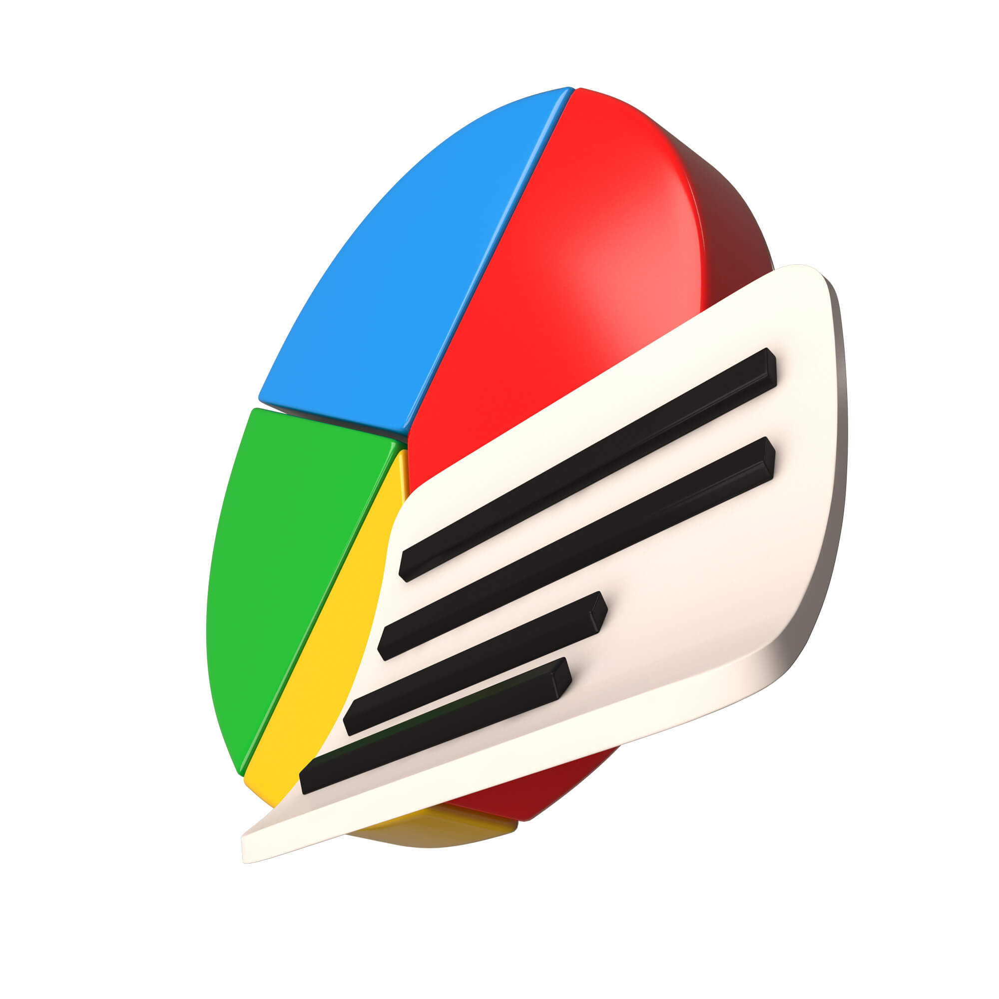 3D Pie Chart With Information by KhaganFX