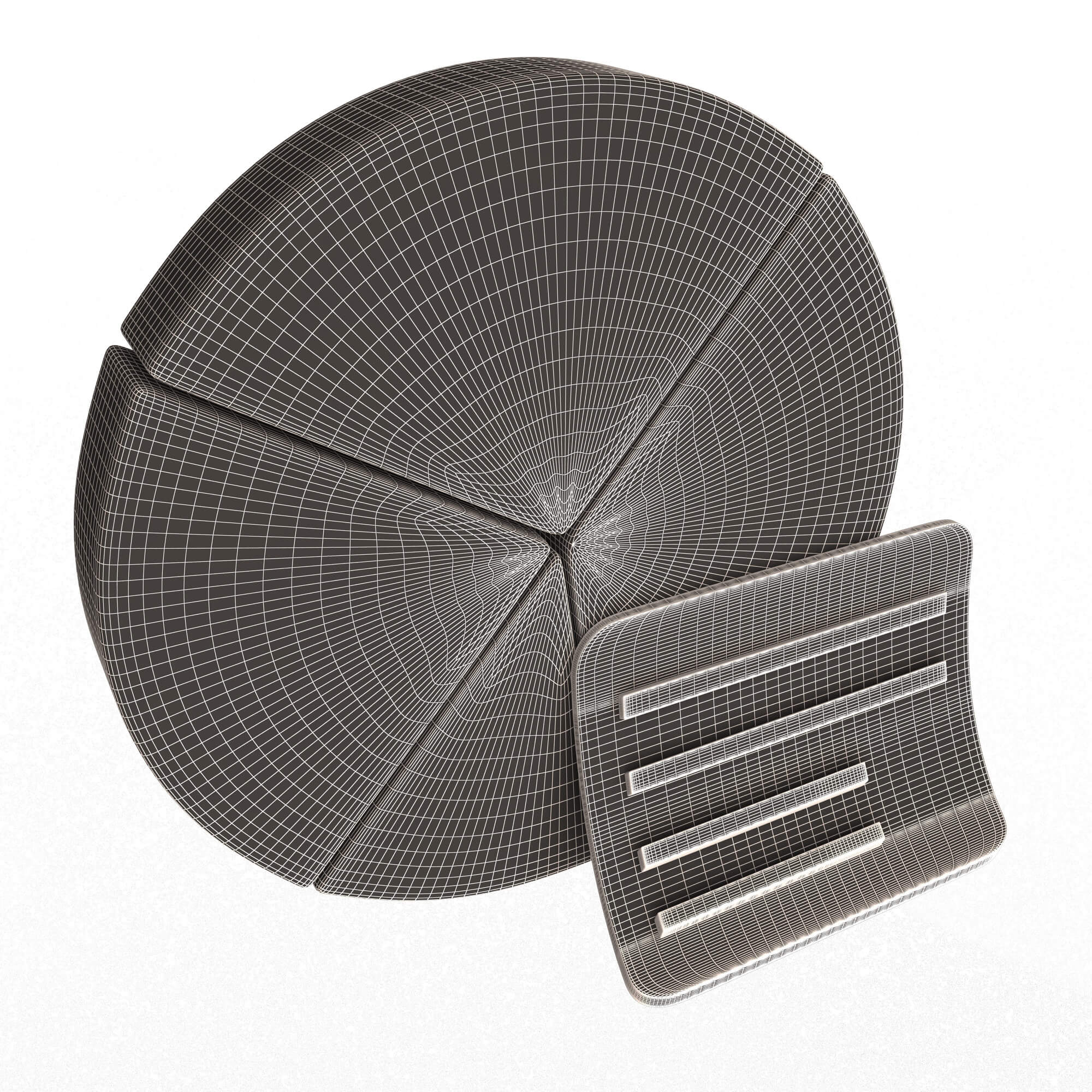 3D Pie Chart With Information by KhaganFX