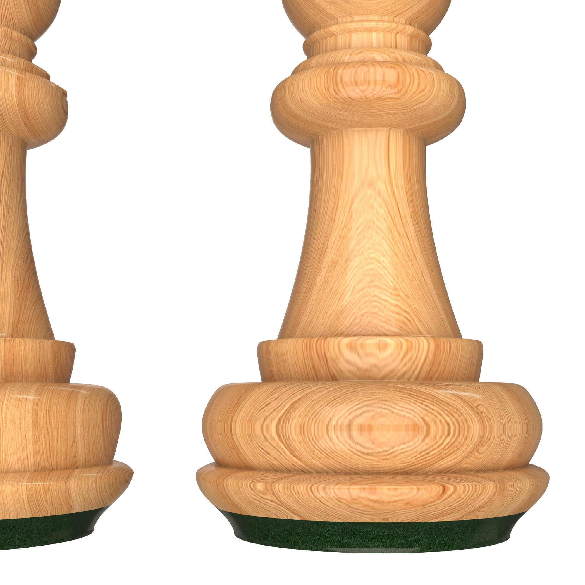Wooden Chess Bishop - 3D Model by KhaganFX