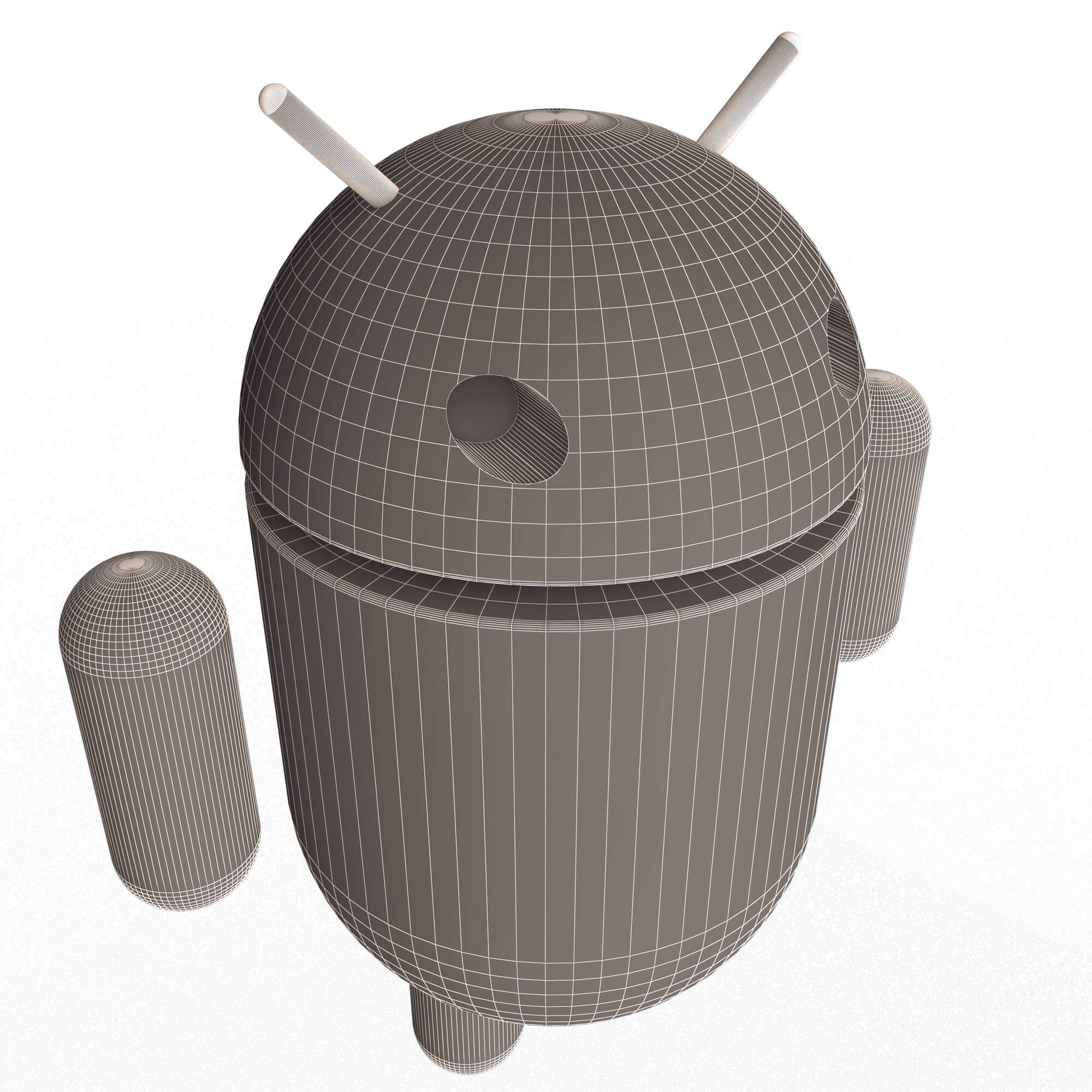 Android Character - 3D Model by KhaganFX