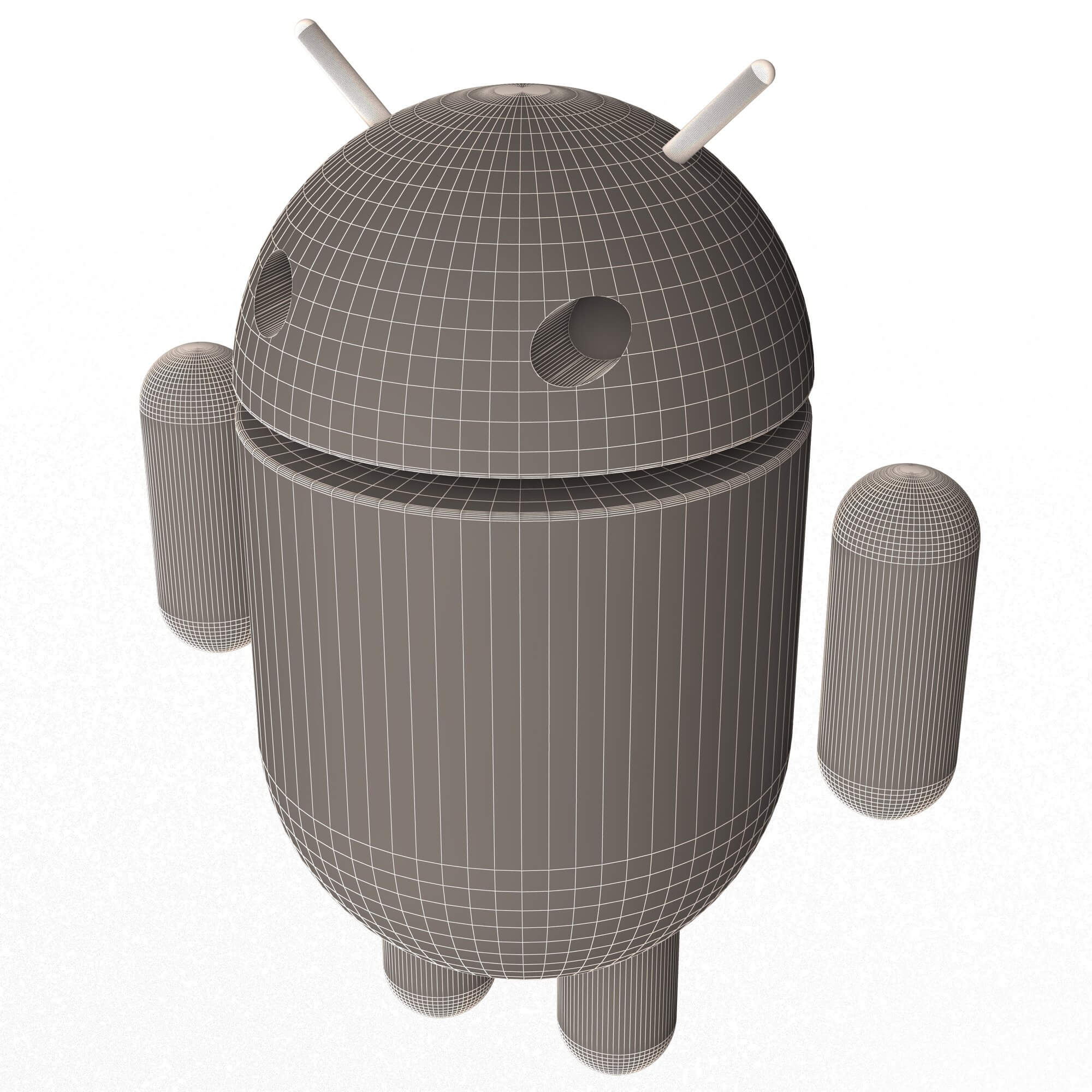 Android Character - 3D Model by KhaganFX