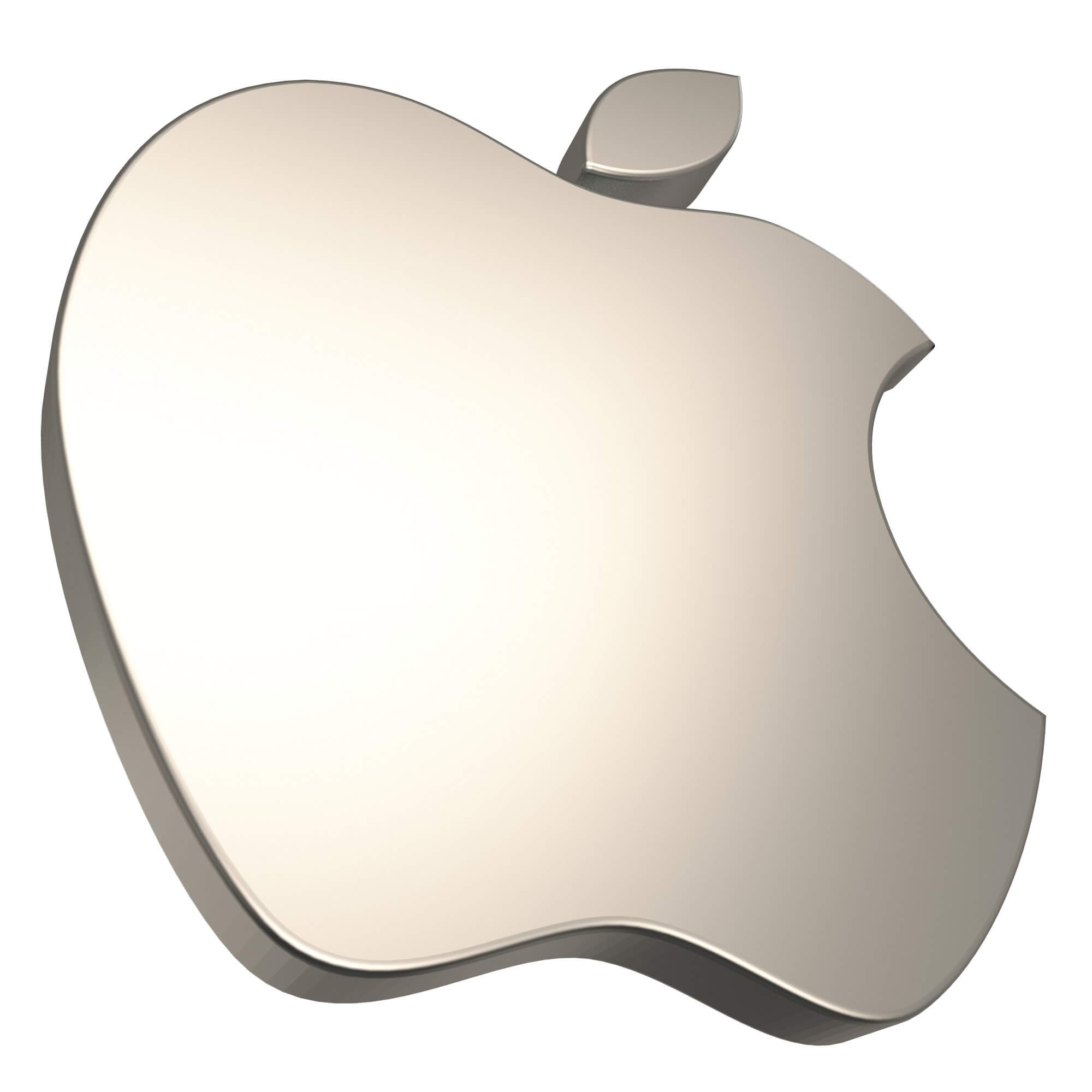 Apple Logo - 3D Model by KhaganFX