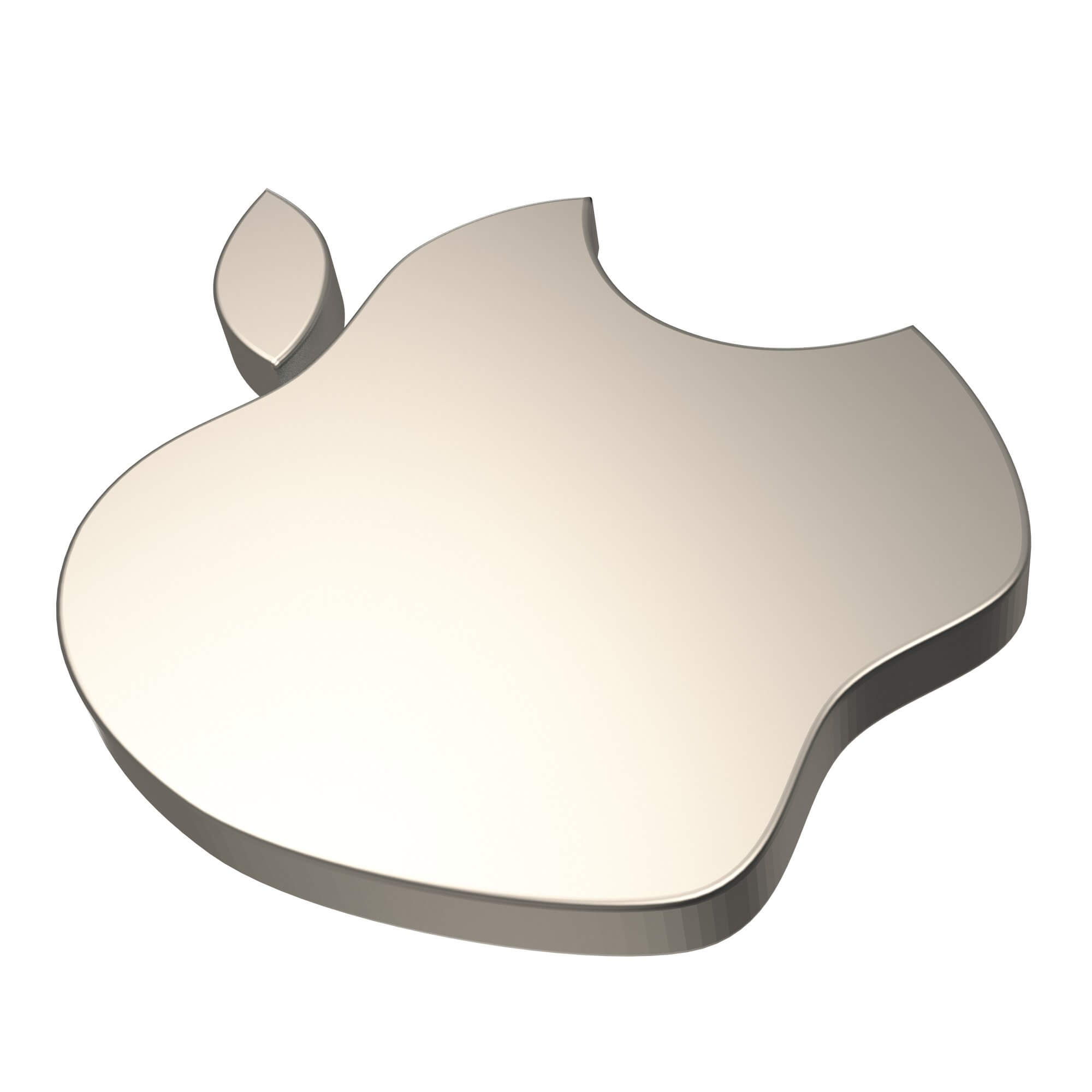 Apple Logo - 3D Model by KhaganFX