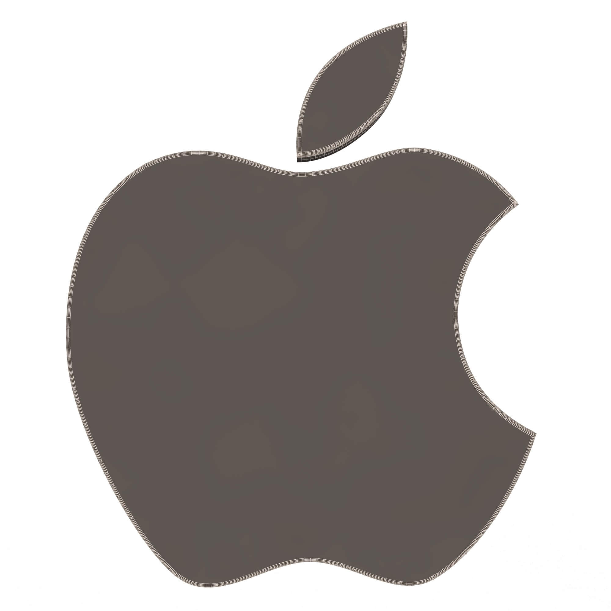 Apple Logo - 3D Model by KhaganFX