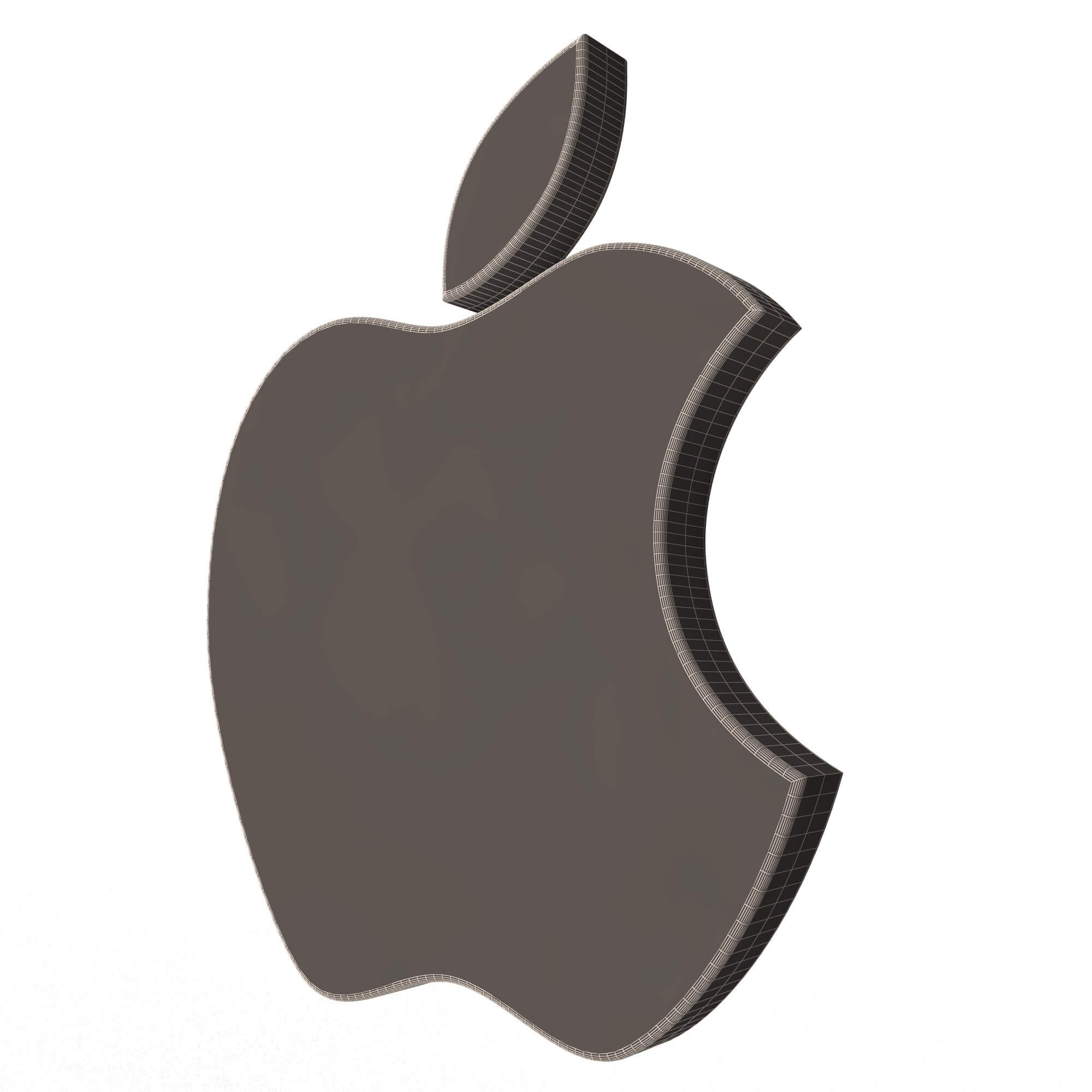Apple Logo - 3D Model by KhaganFX