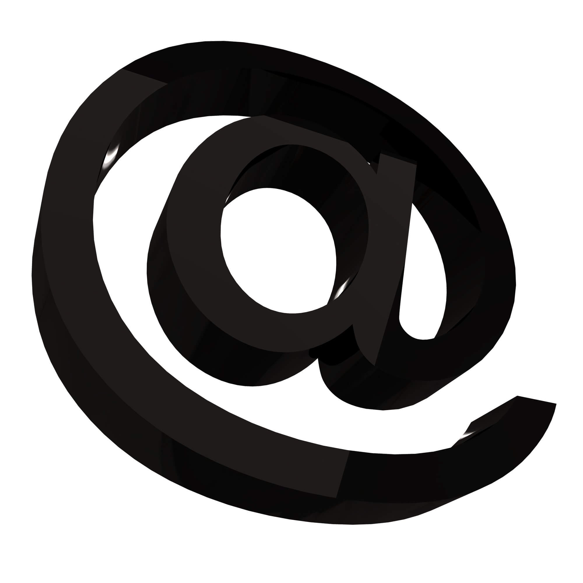 Arroba Icon - 3D Model by KhaganFX