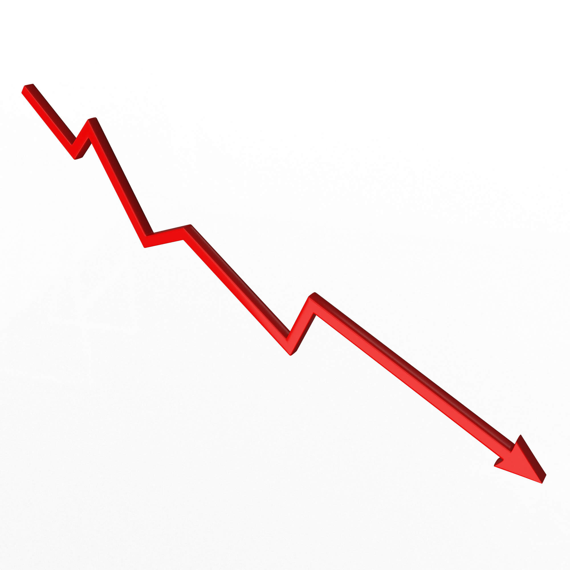 Arrow Graph Down - 3D Model by KhaganFX